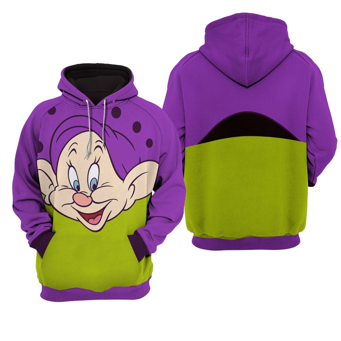 Cartoon Movie 3D All Over Print Shirts Giant Dopey Dwarf Head Disney ...