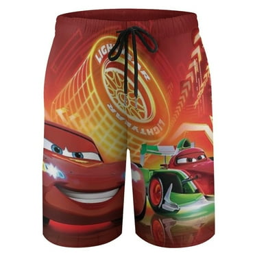 Disney Cars Boys' Lightning McQueen Bathing Suit Swimwear, UPF 50+ UV ...