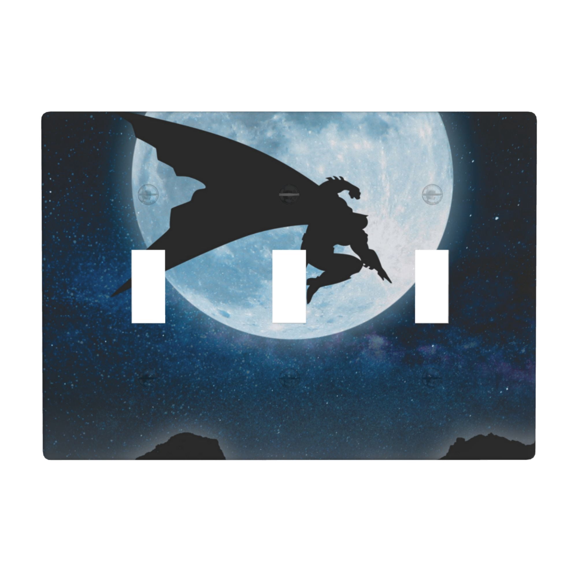 Cartoon Movie Hero 3-Gang Light Switch Cover Plates Single Toggle Wall ...
