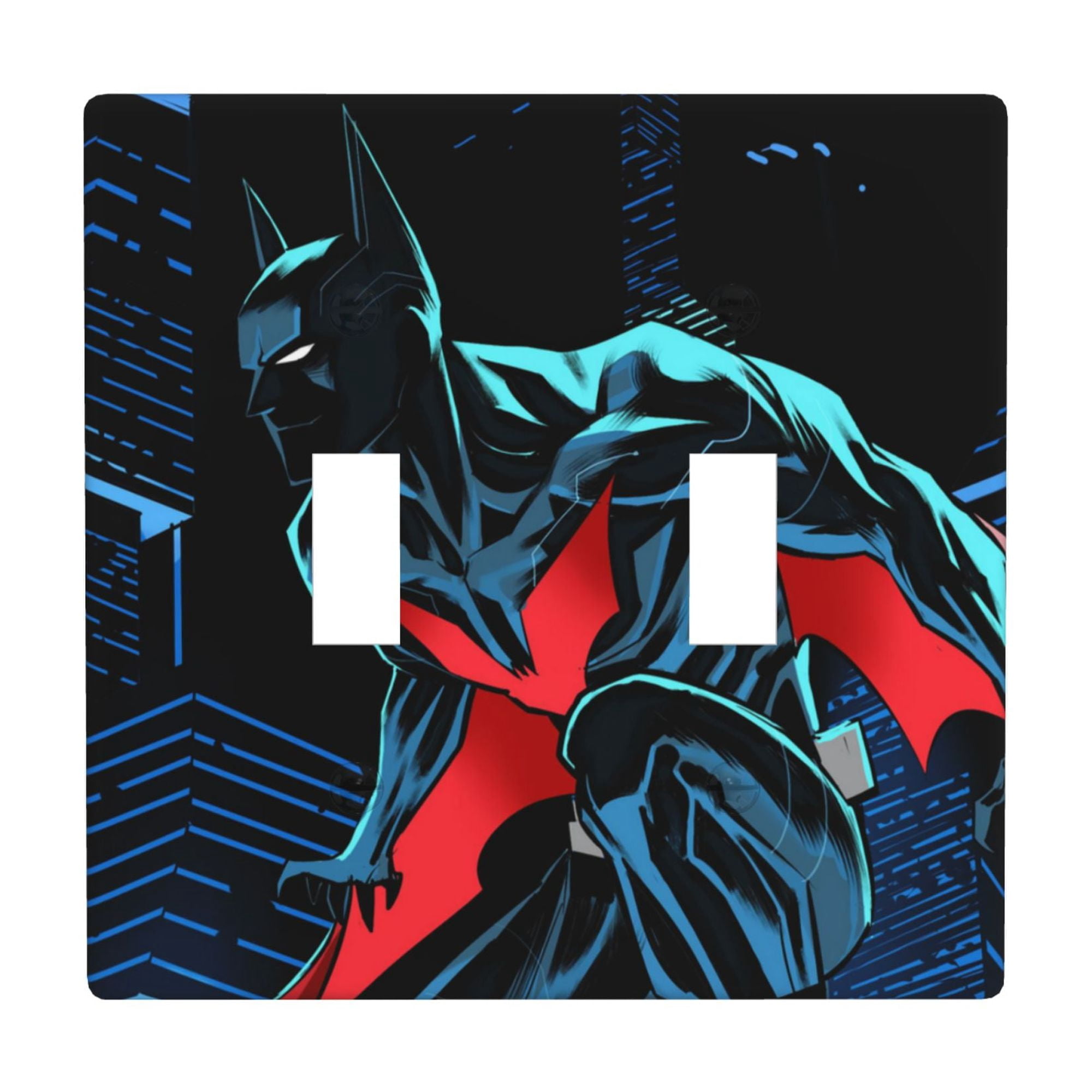 Cartoon Movie Hero Batman 2-Gang Light Switch Cover Plates Single ...