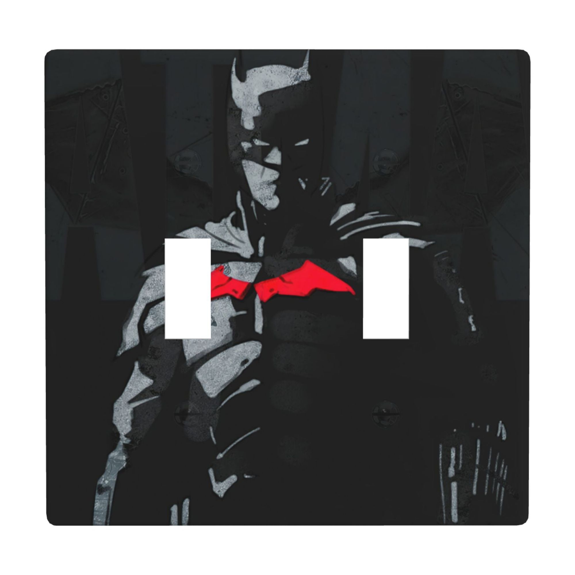 Cartoon Movie Hero Batman 2-Gang Light Switch Cover Plates Single ...