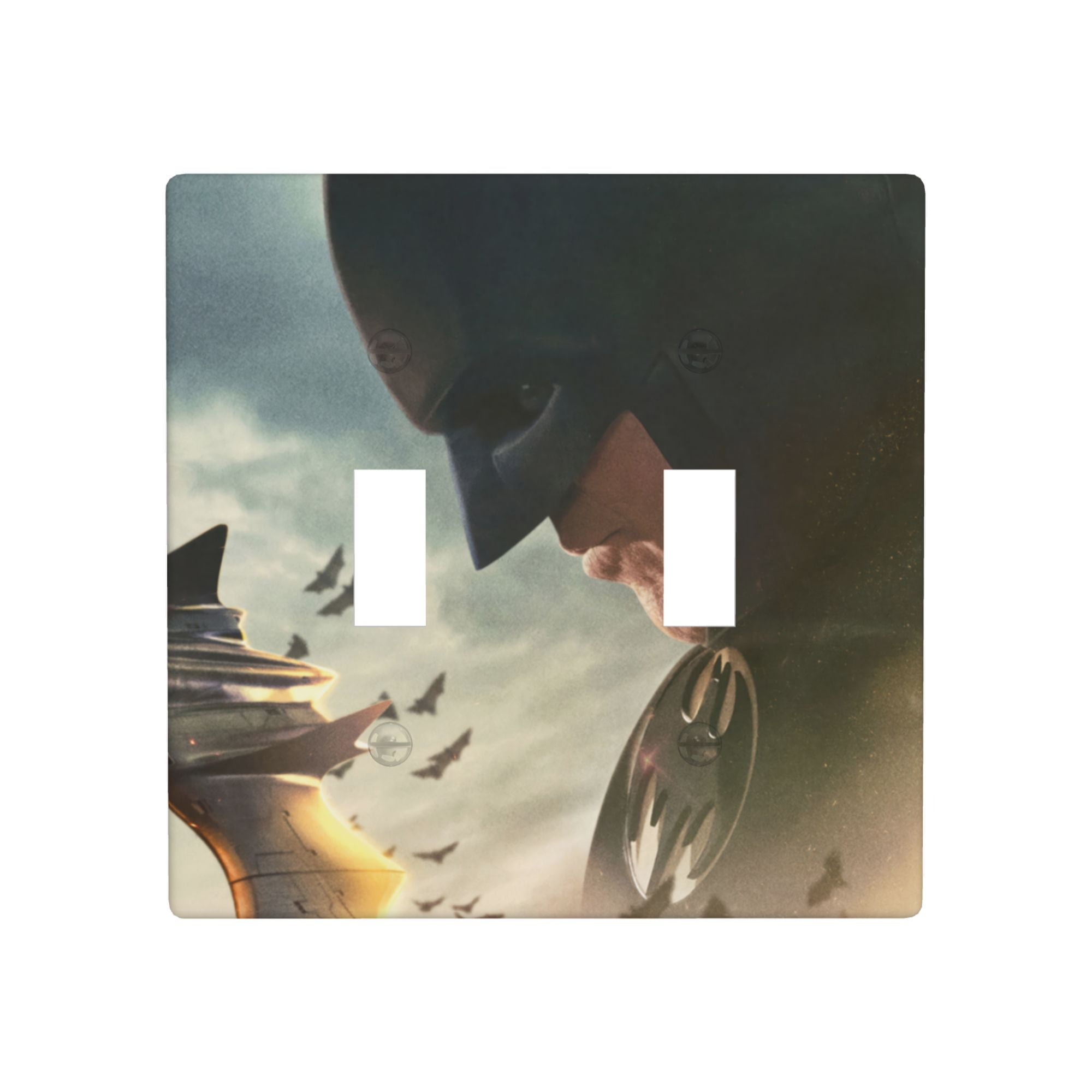 Cartoon Movie Hero Batman 2-Gang Light Switch Cover Plates Single ...