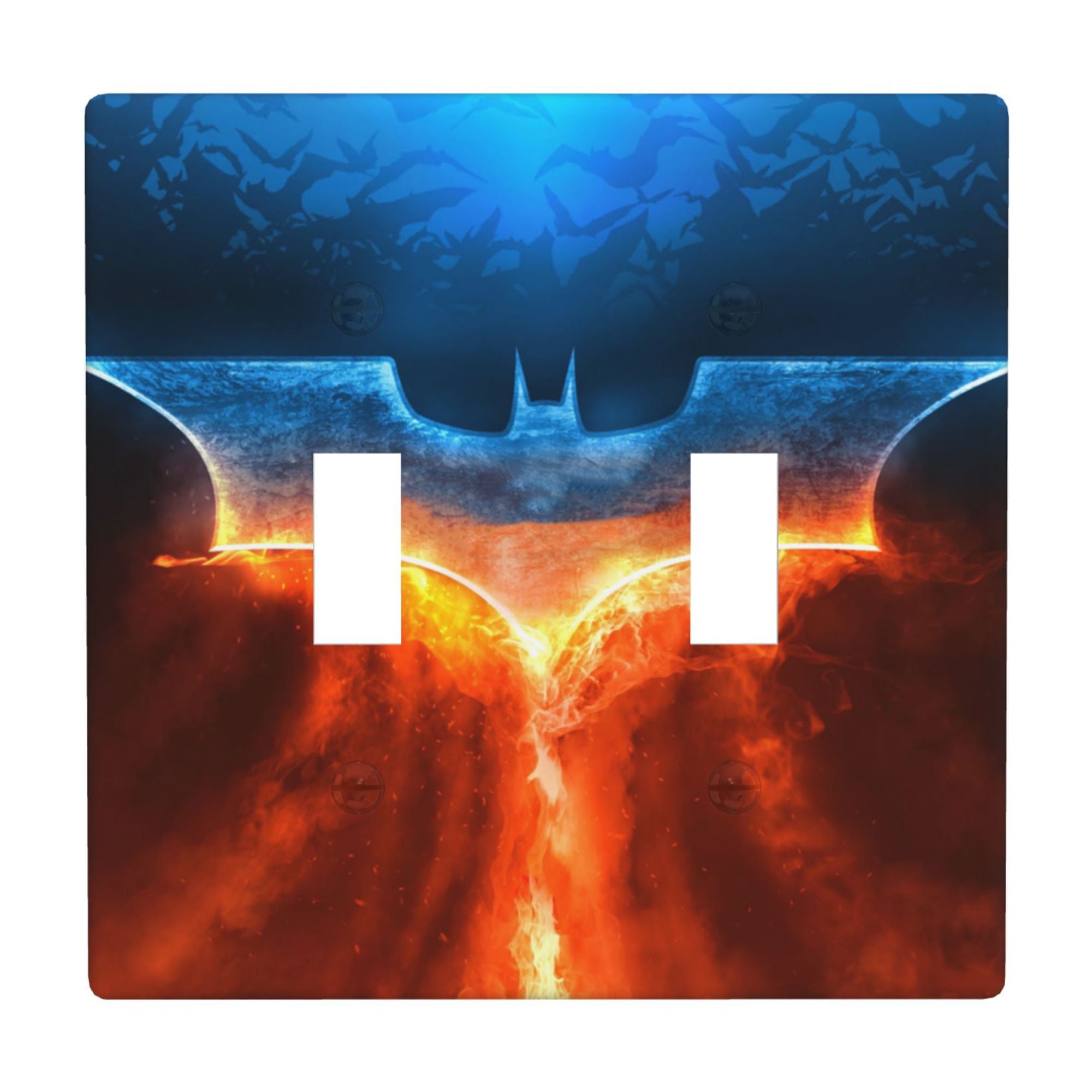 Cartoon Movie Hero Batman 2-Gang Light Switch Cover Plates Single ...