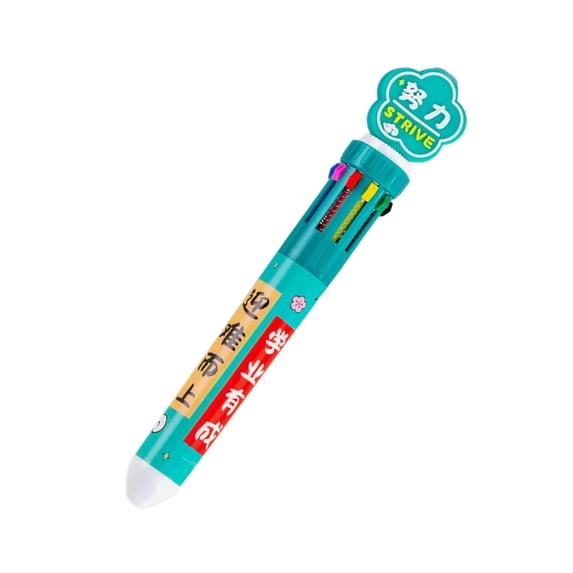 Cartoon Multicolor Pen for Color Coding Writing Drawing Journaling 10 ...