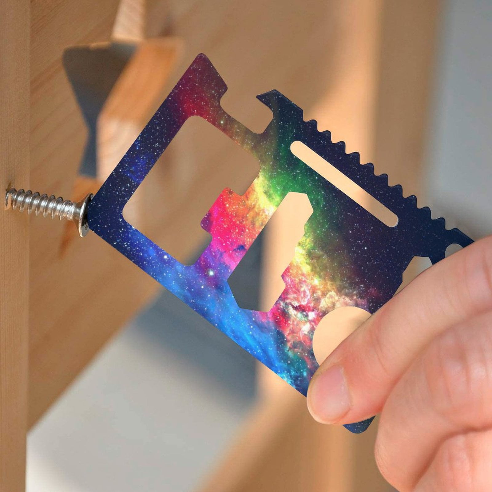 Cartoon Multitool Credit Card Sized Pocket Tool, 11-in-1 Wallet Multi ...