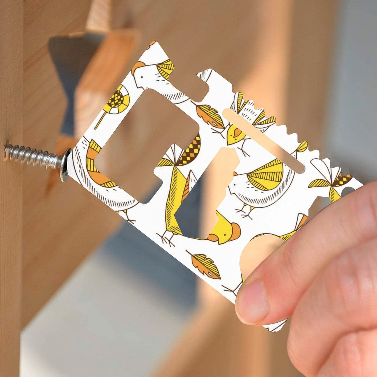 Cartoon Multitool Credit Card Sized Pocket Tool, 11-in-1 Wallet Multi ...