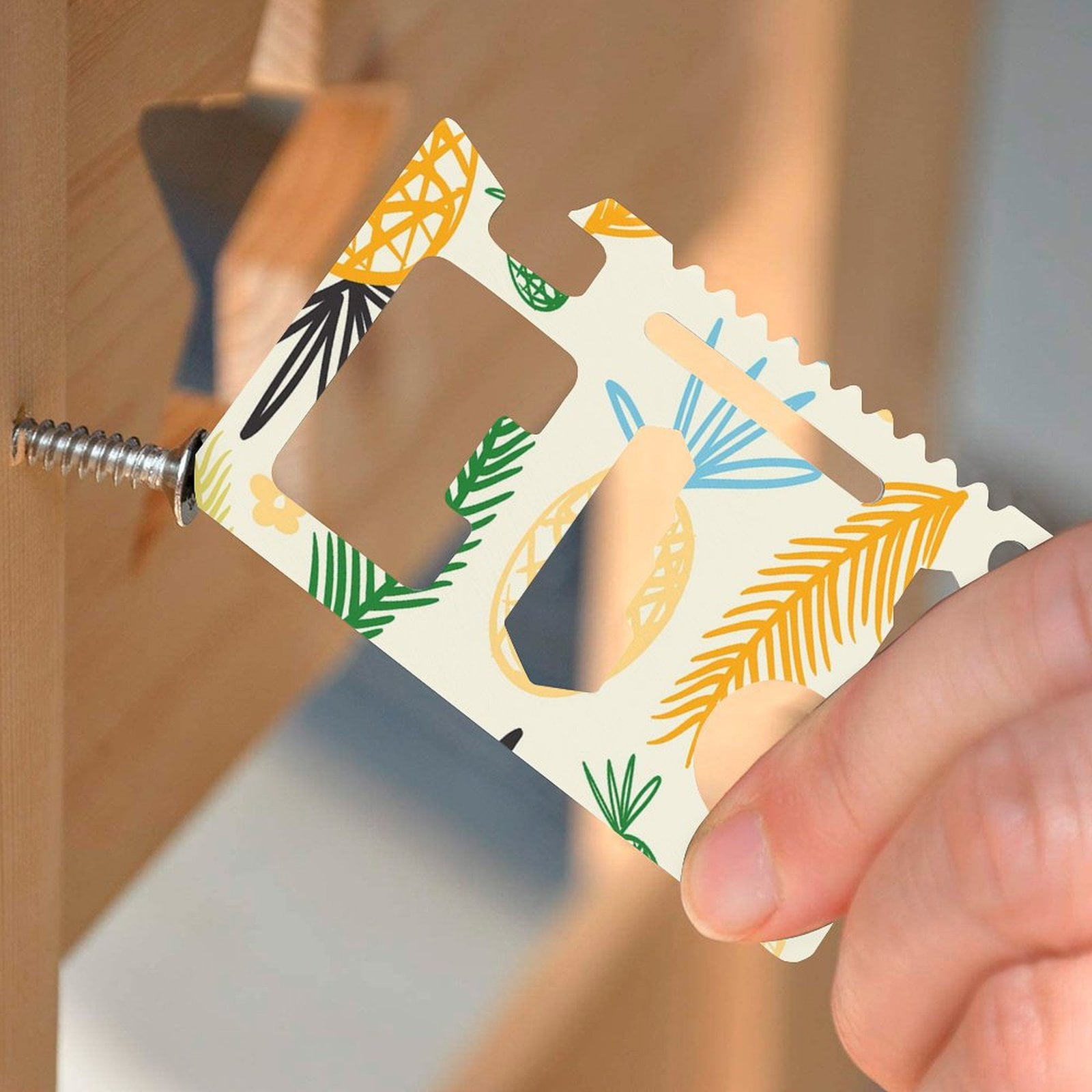 Cartoon Multitool Credit Card Sized Pocket Tool, 11-in-1 Wallet Multi ...