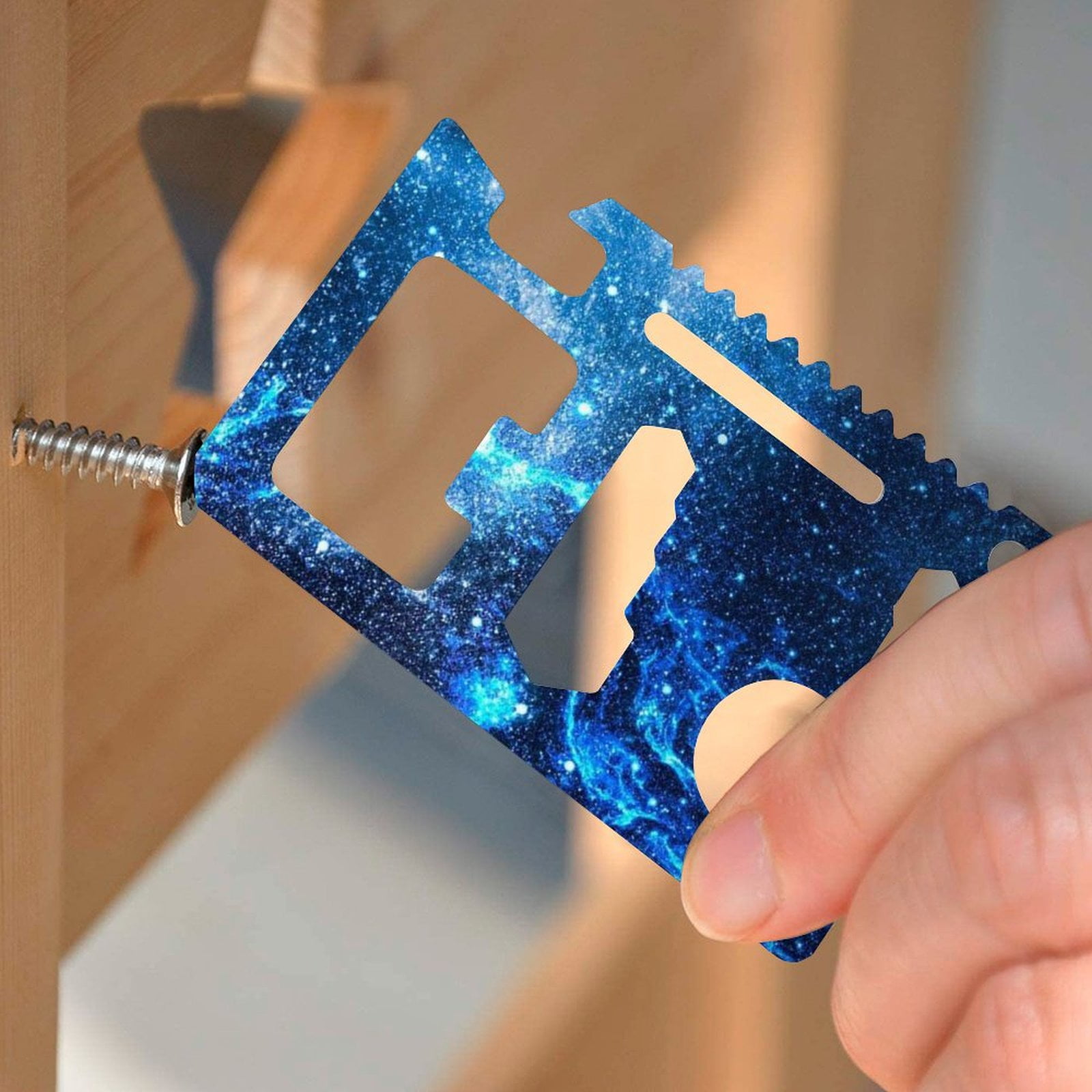 Cartoon Multitool Credit Card Sized Pocket Tool, 11-in-1 Wallet Multi ...