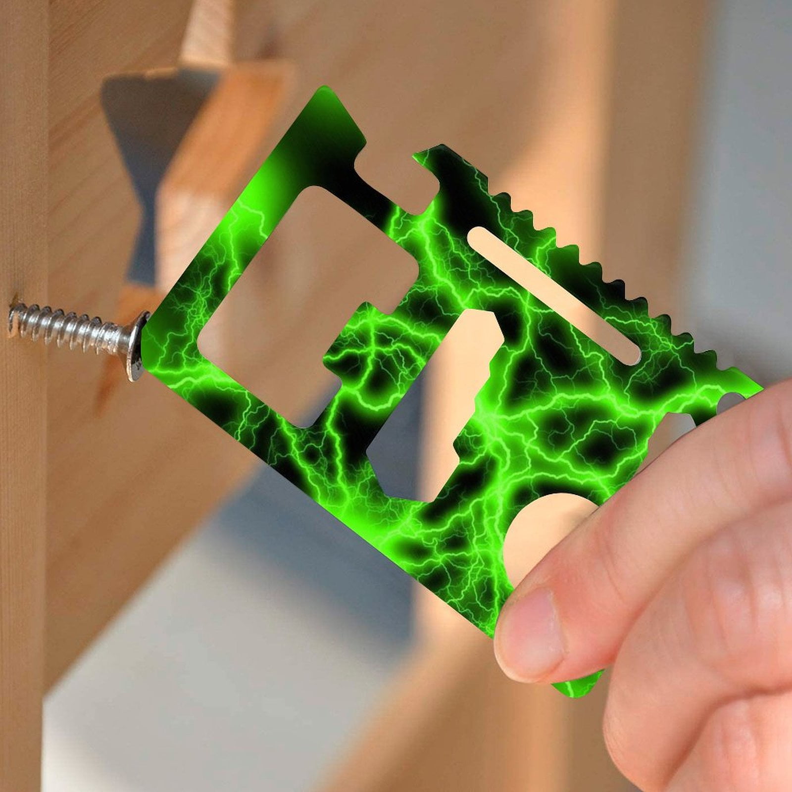 Cartoon Multitool Credit Card Sized Pocket Tool, 11-in-1 Wallet Multi ...