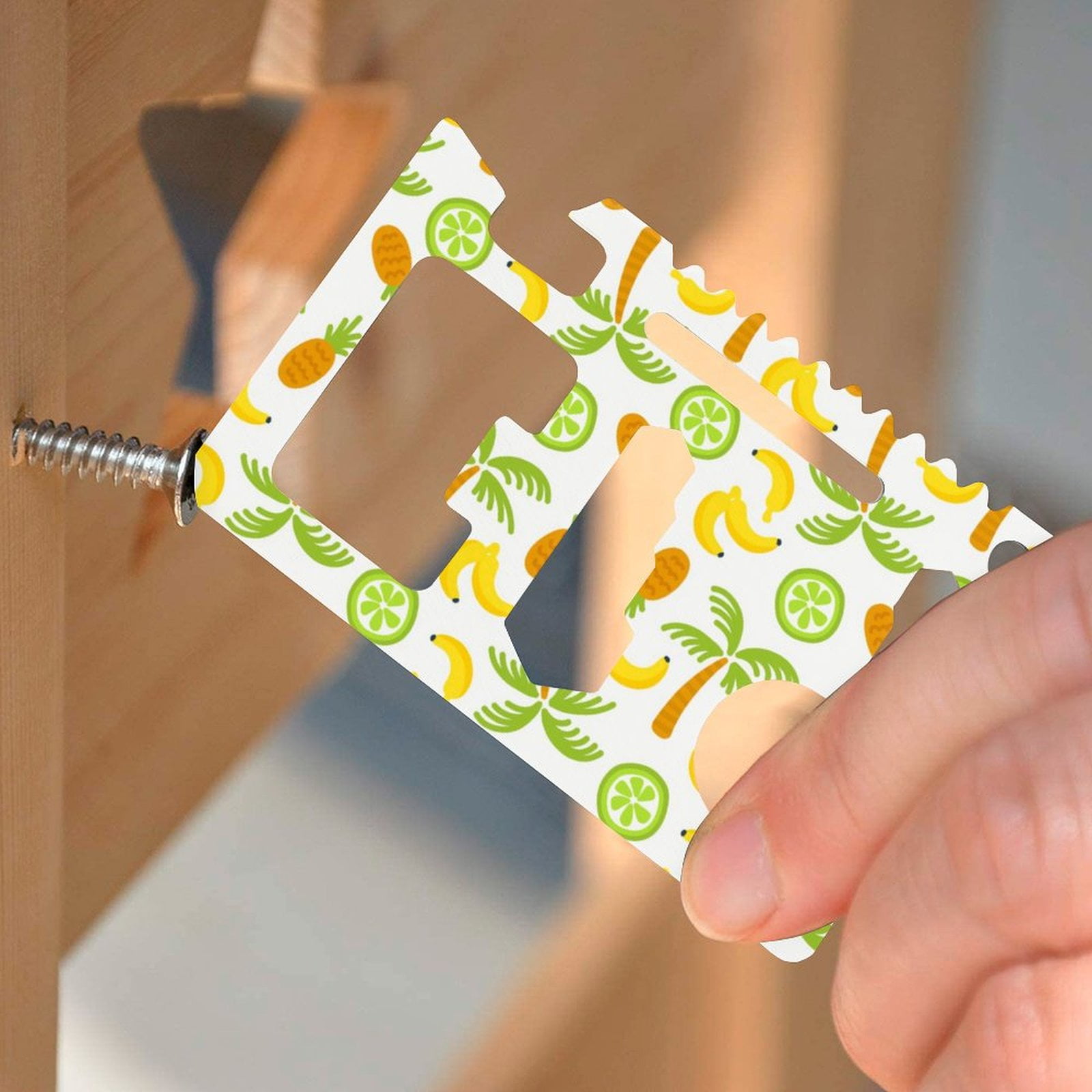 Cartoon Multitool Credit Card Sized Pocket Tool, 11-in-1 Wallet Multi ...