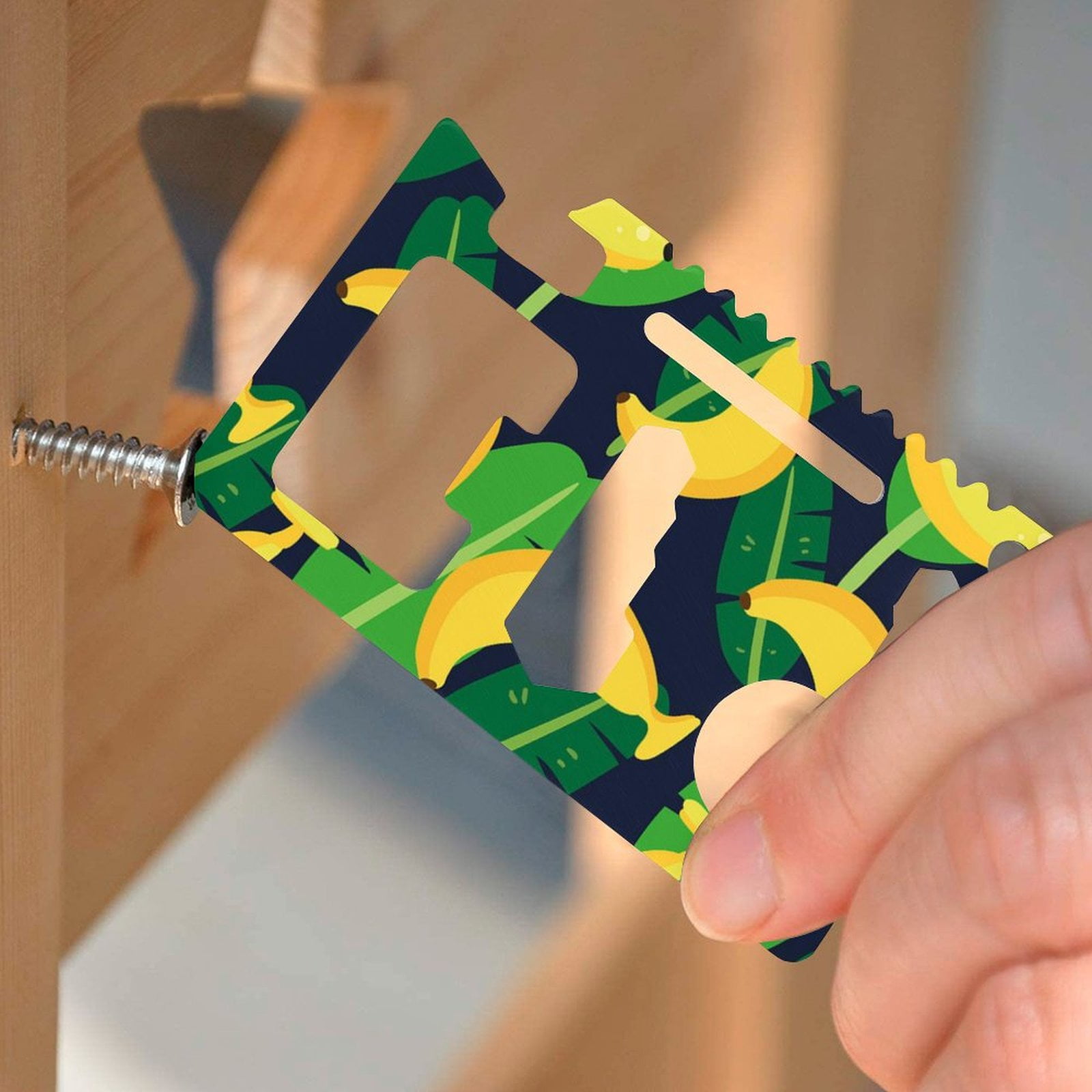 Cartoon Multitool Credit Card Sized Pocket Tool, 11-in-1 Wallet Multi ...