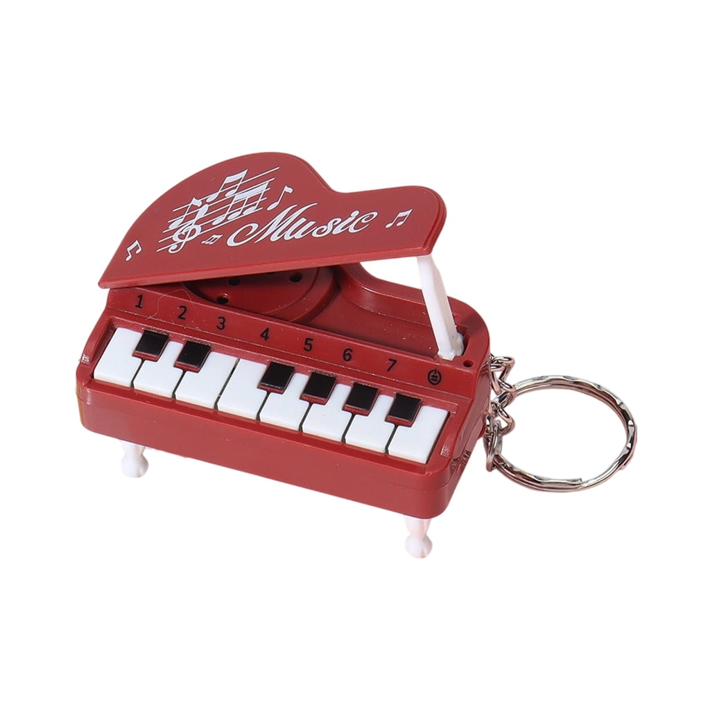 Cartoon Music Electronic Piano Chain Creative Couple Pendant Piano ...