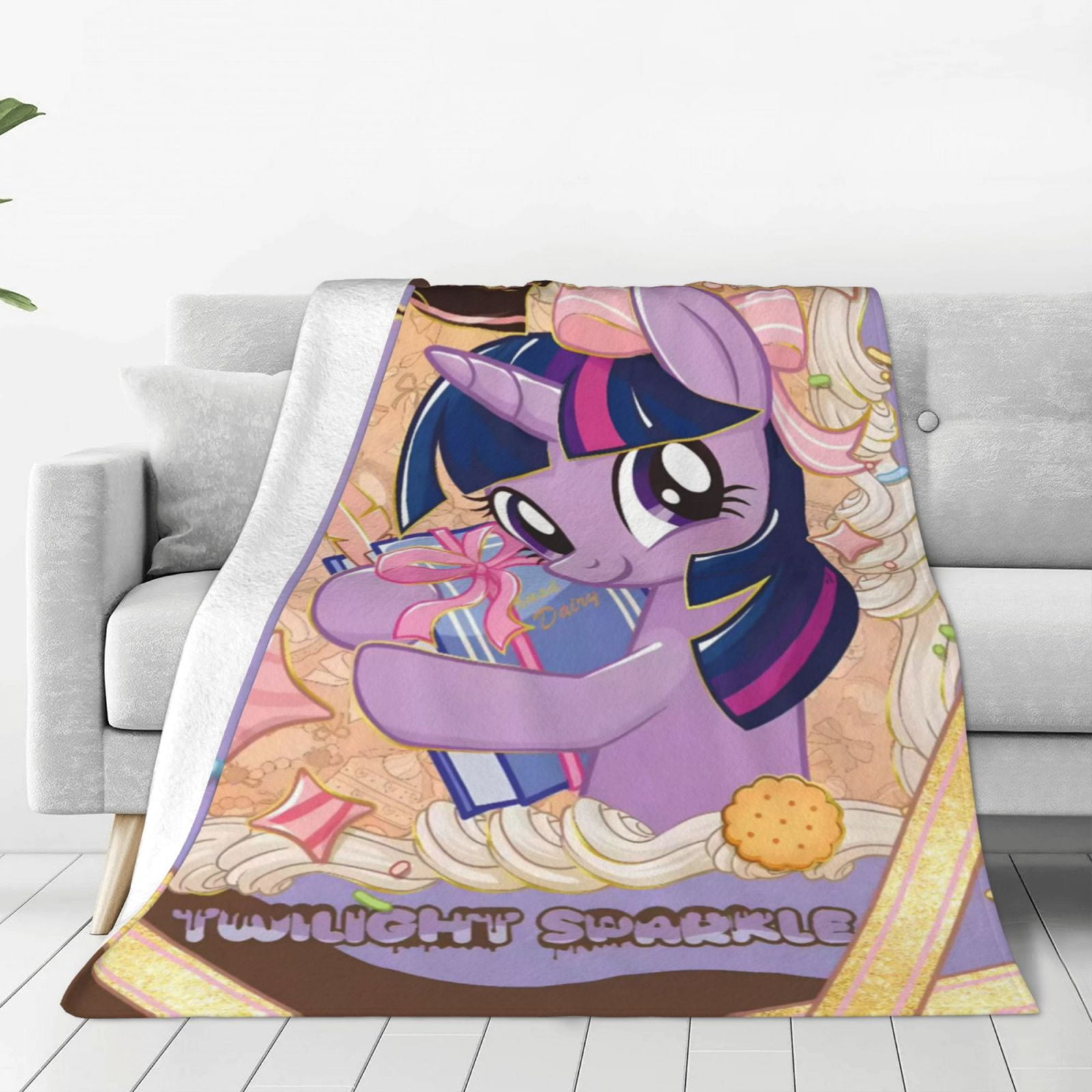 My Little Pony cartoon blanket, cute and soft and comfortable plush ...