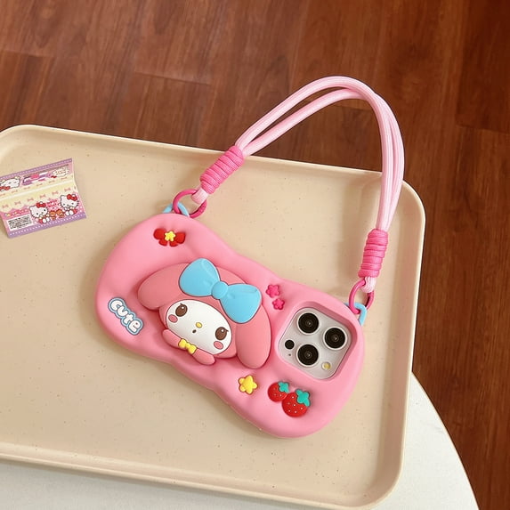 Cartoon My Melody Hello Kitty Cute Phone Case For iphone 16 15 14 13 ...