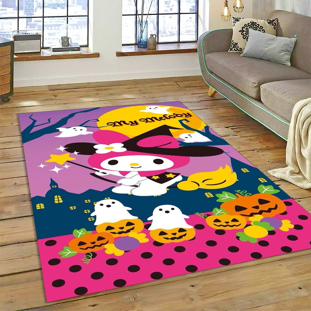 Cartoon My Melody Kuromi Hello Kitty Sanrio Carpet Rug for Bedroom ...