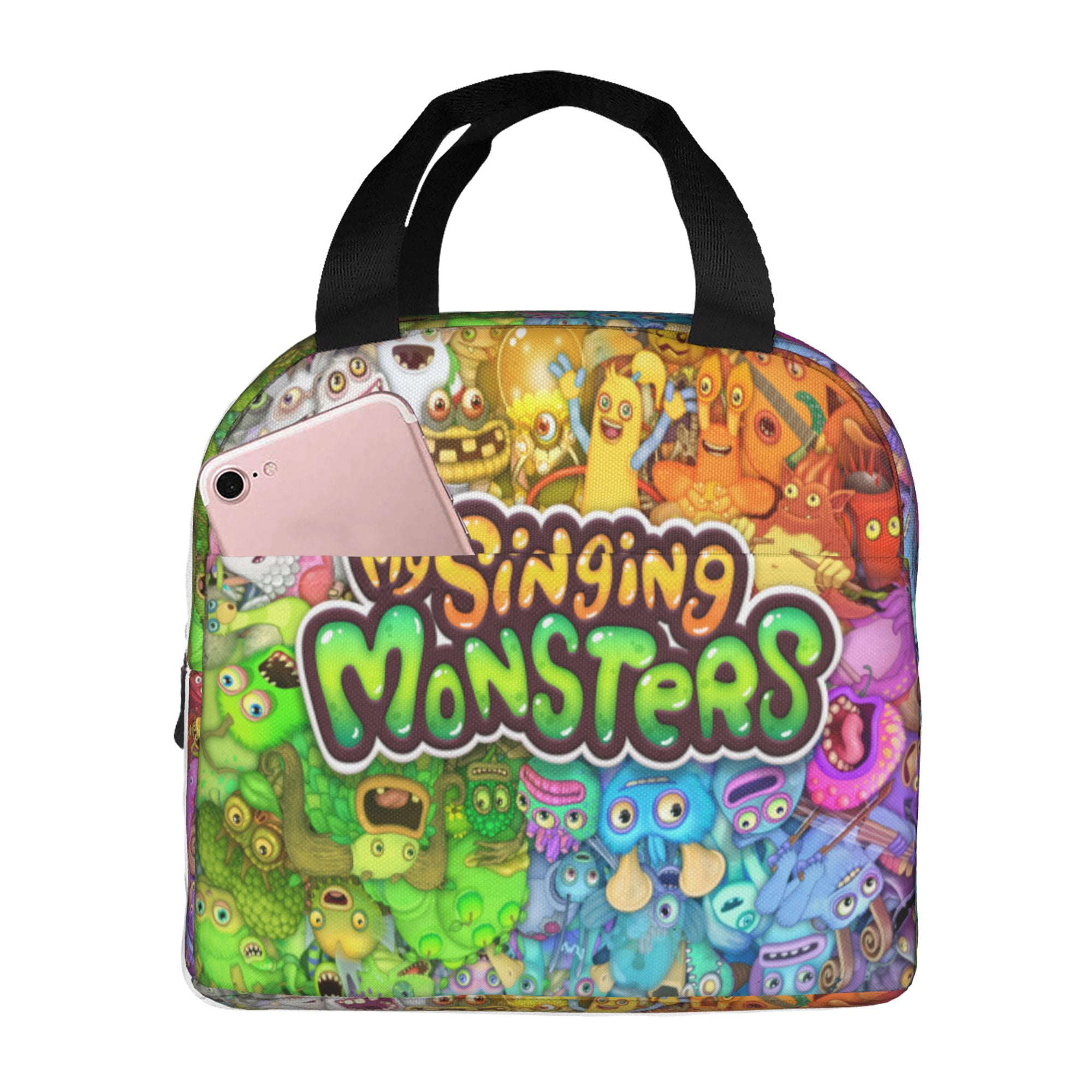 Cartoon My Singing Monster Lunch Bag for Men Women Lunch Box Insulated ...