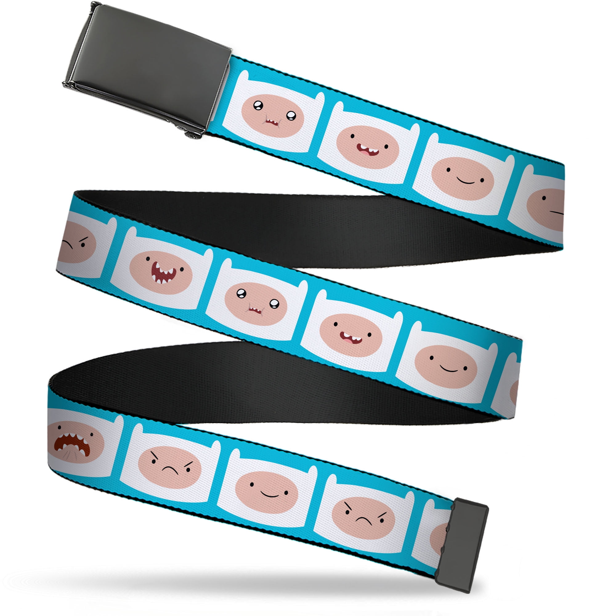 Adjustable Belt, Clamp Buckle, Cut-to-Fit, Adventure Time Finn ...