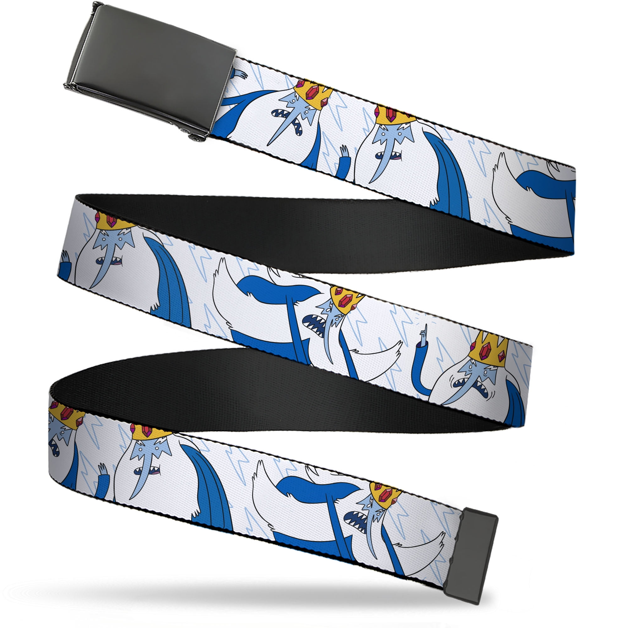 Cartoon Network Belt, Flip Web Belt Adventure Time Ice King Poses and ...