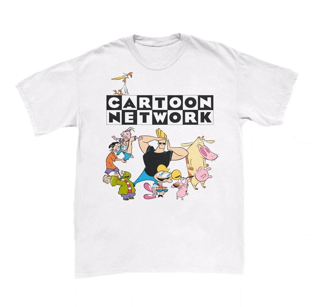 Cartoon Network Johnny Bravo Group Shot White Graphic T-Shirt - Large ...