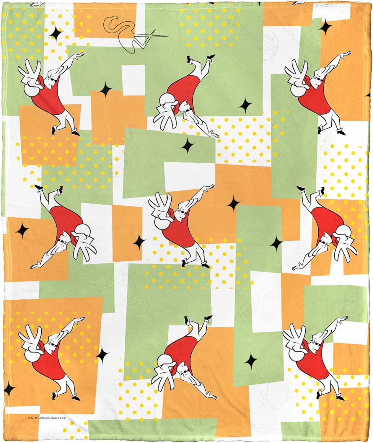 Cartoon Network - Johnny Bravo Silk Touch Throw Blanket, 50" x 60 ...
