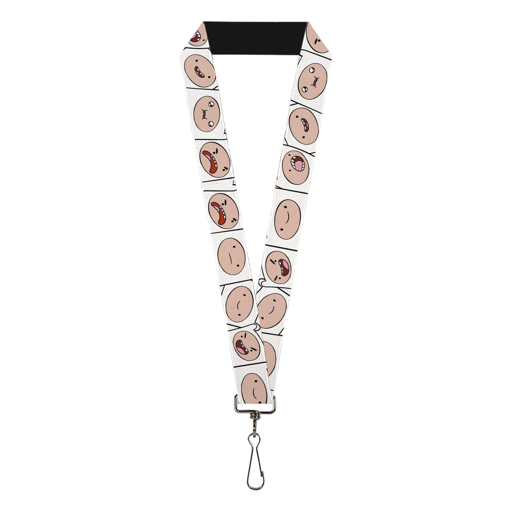 Cartoon Network Lanyard, Adventure Time Finn Expression Blocks White ...