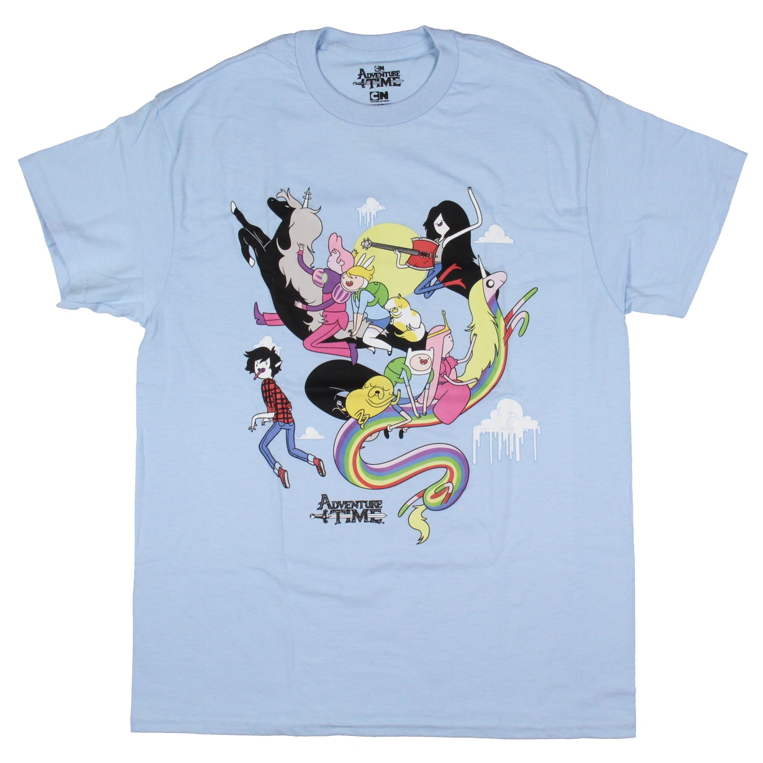 Cartoon Network Men's Adventure Time Land Of Ooo Character Scene Adult ...