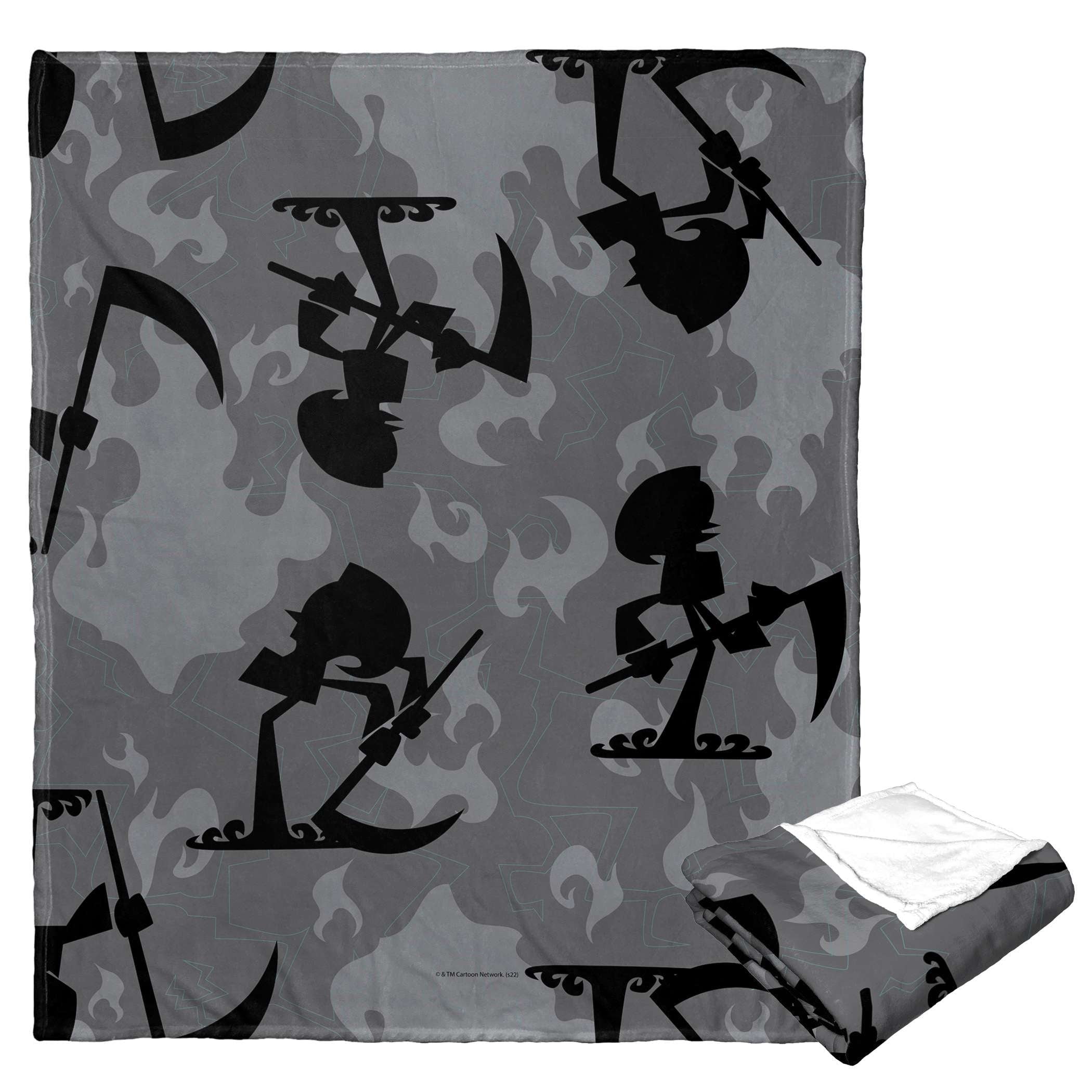 Cartoon Network's Billy And Mandy Death Arrives Kids Silk Touch Throw ...