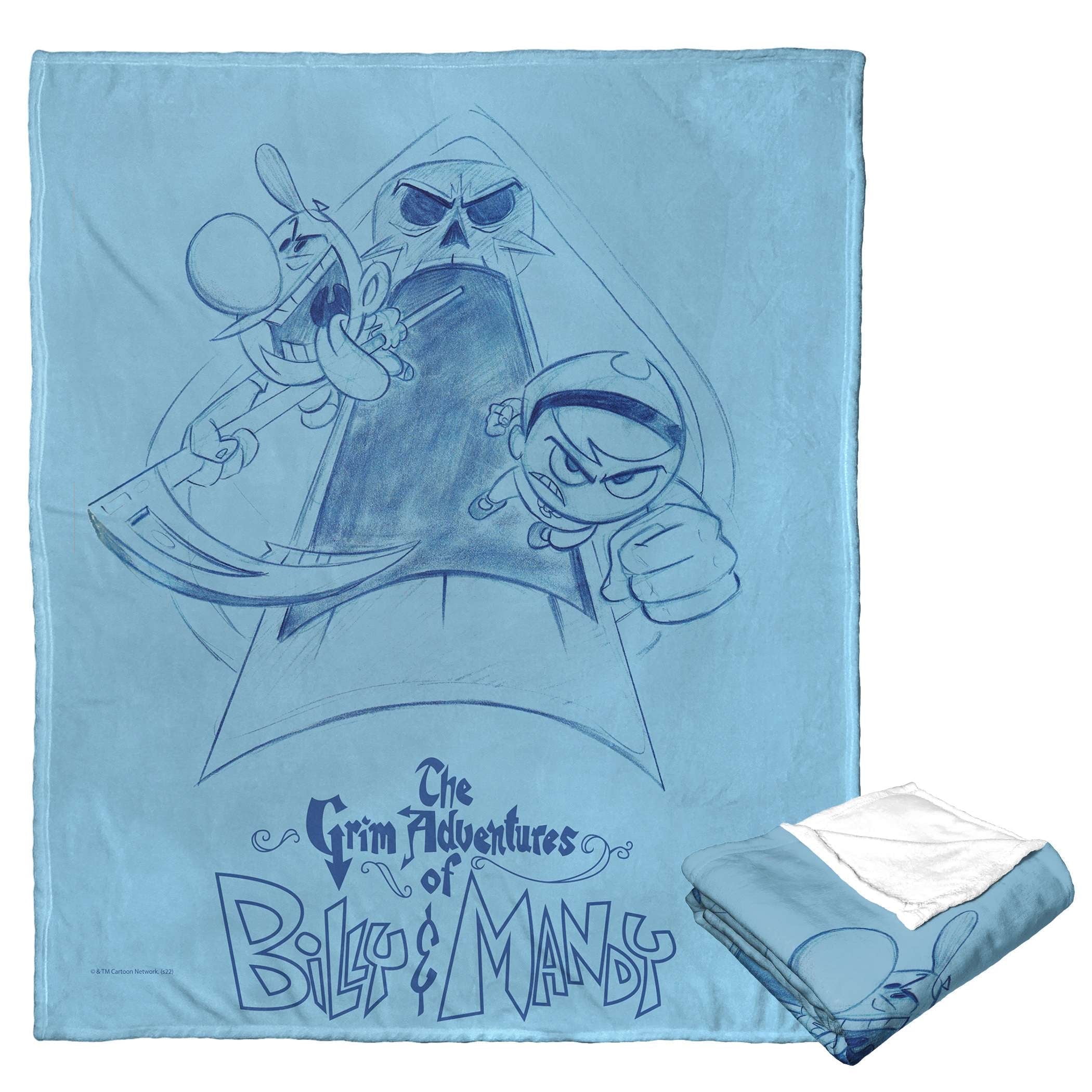 Cartoon Network's Billy And Mandy Friends With Death Kids Silk Touch ...