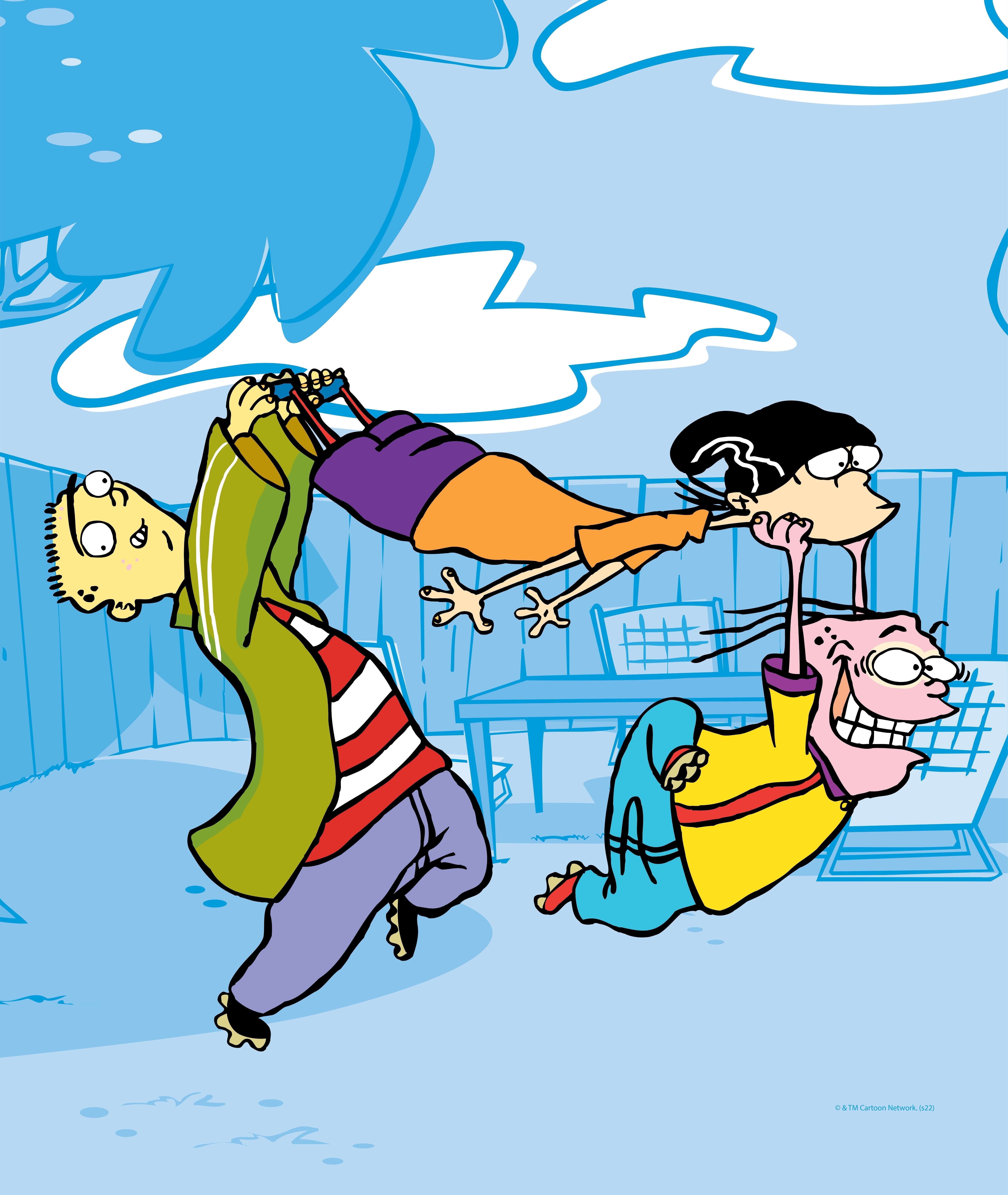 Cartoon Network's Ed Edd N Eddy Running Through Kids Silk Touch Throw ...