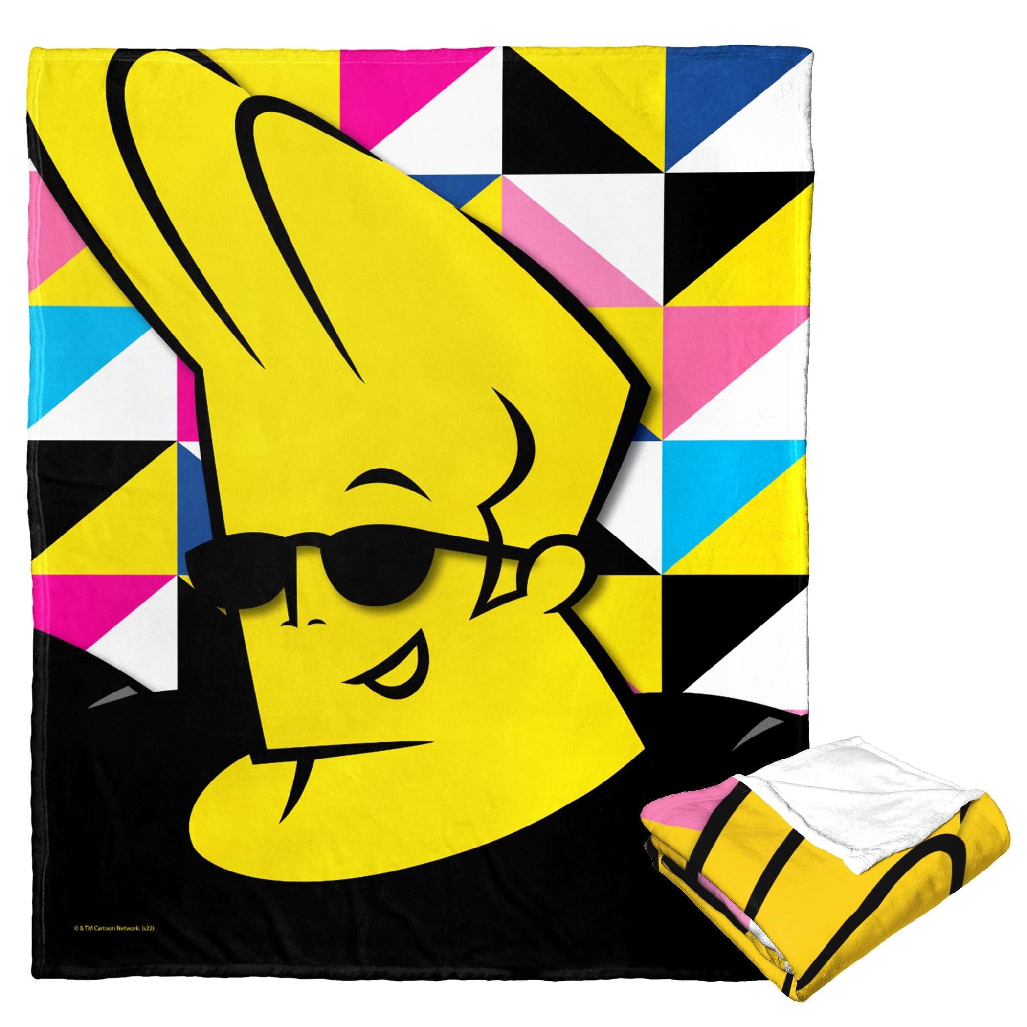 Cartoon Network's Johnny Bravo Geometric Johnny Kids Silk Touch Throw ...