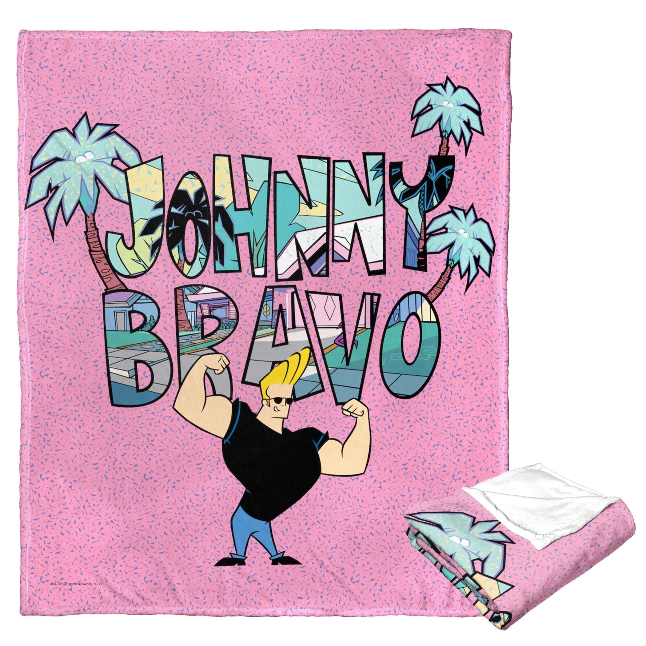 Cartoon Network's Johnny Bravo Johnny's Life Kids Silk Touch Throw ...