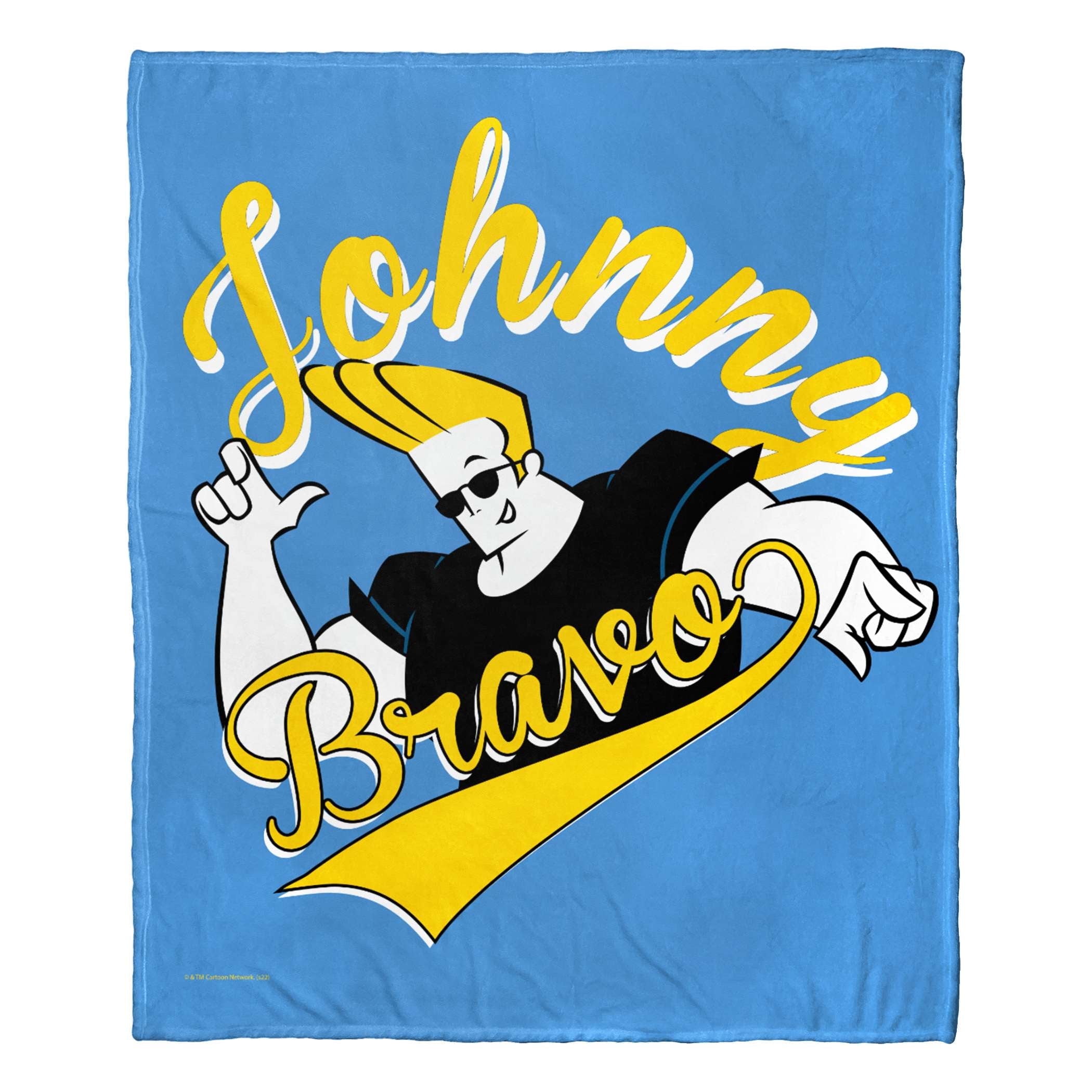 Cartoon Network's Johnny Bravo Varsity Johnny Kids Silk Touch Throw ...