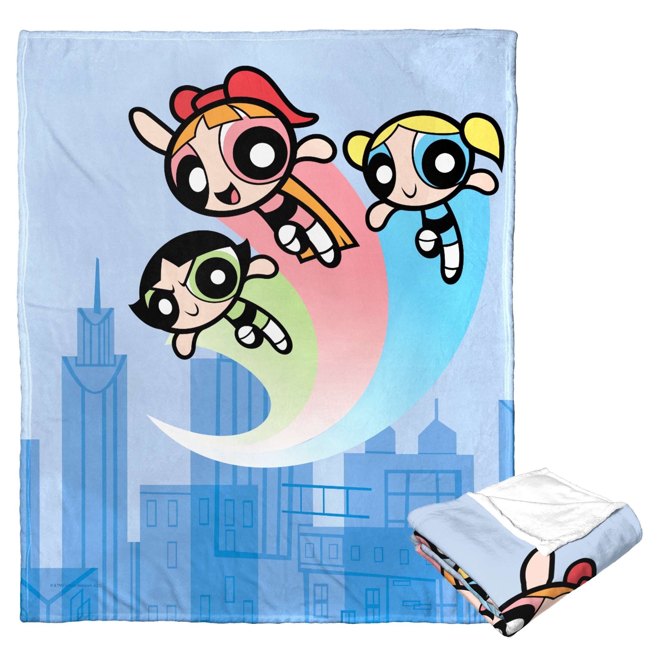 Cartoon Network's Powerpuff Girls Protectors Of Townsville Kids Silk ...