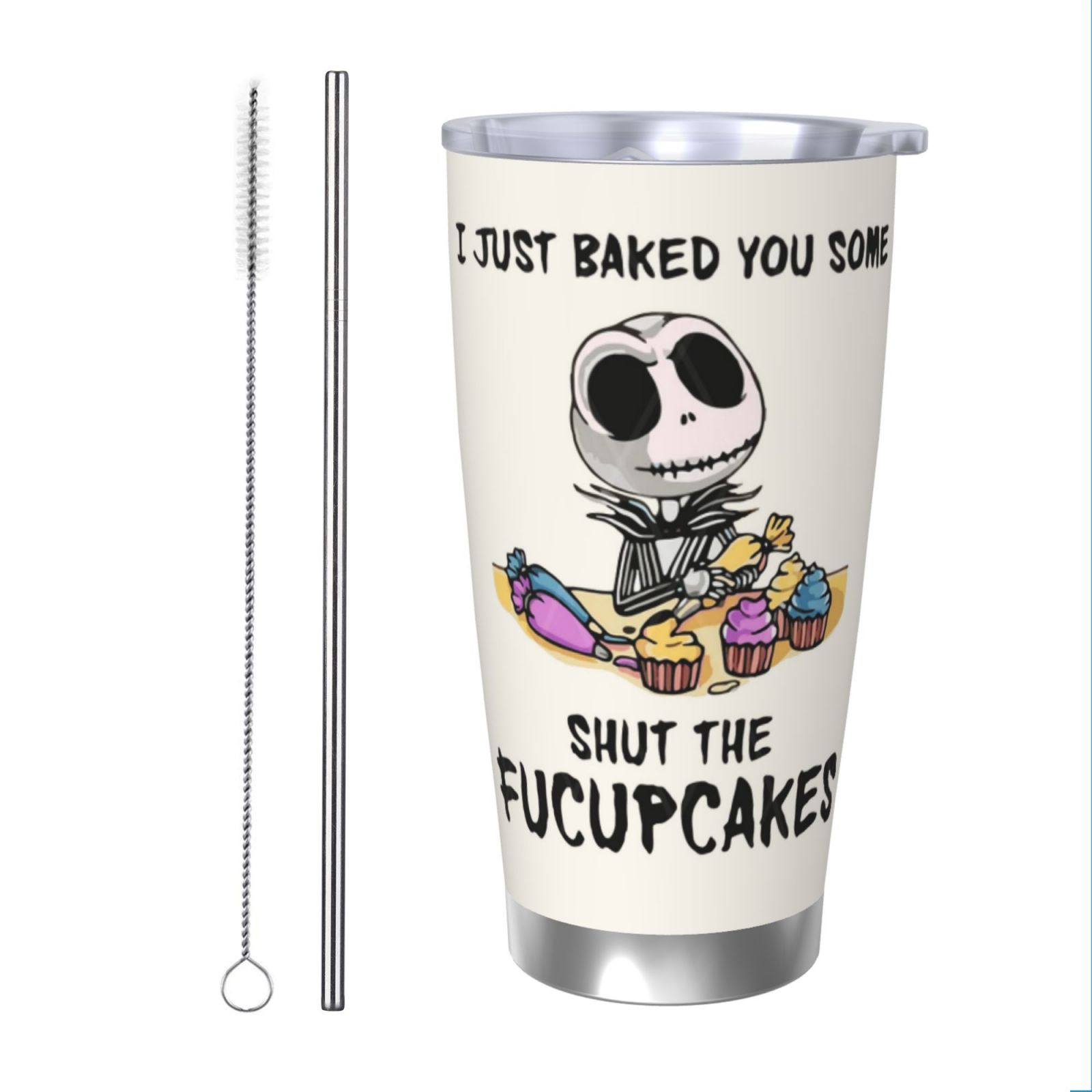 Cartoon The Nightmare Before Christmas Printed 20oz Travel Tumbler ...