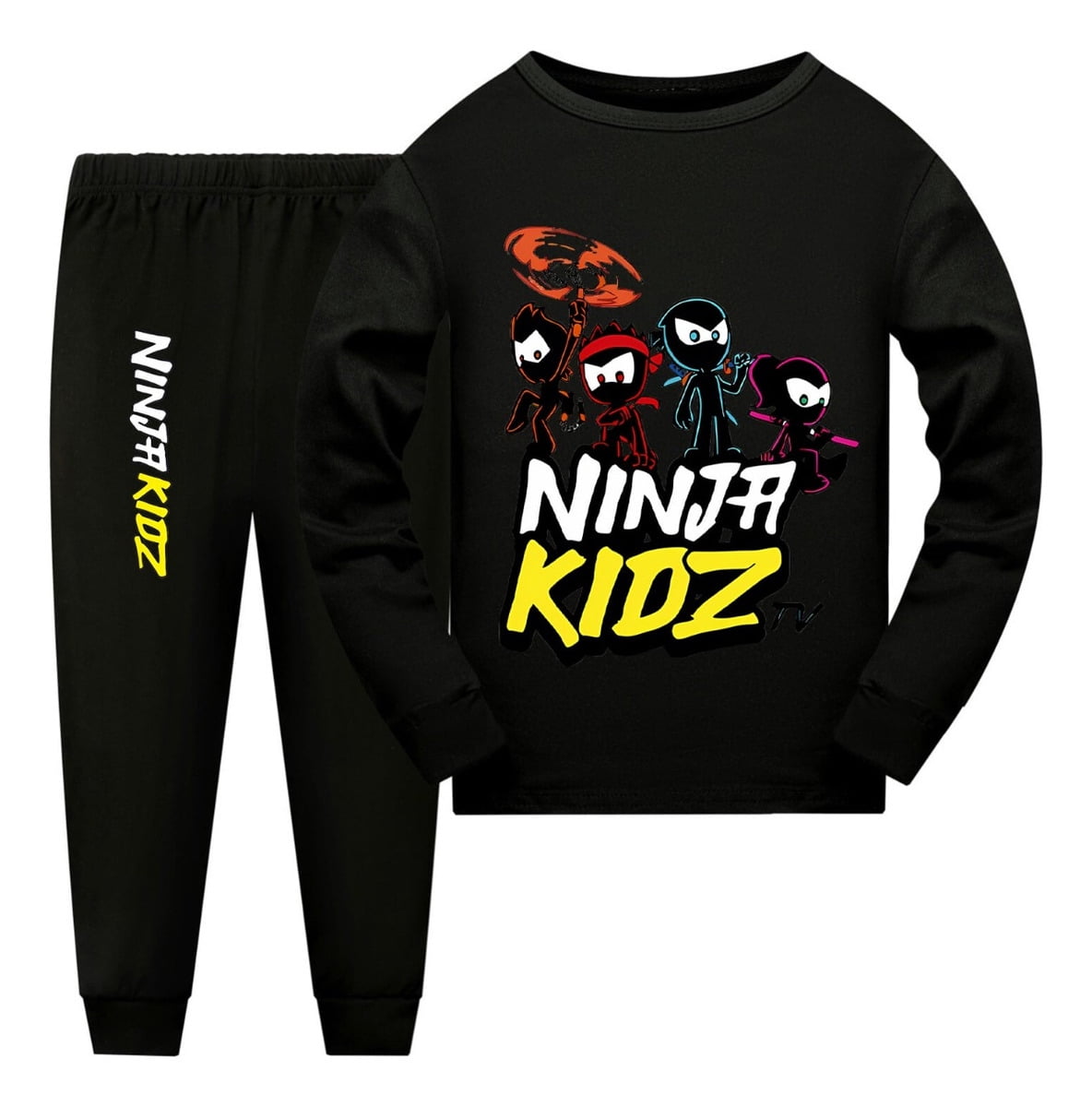 Cartoon Ninja Nightclothes for Boys Girls – Ninja Kidz Pajamas Set ...