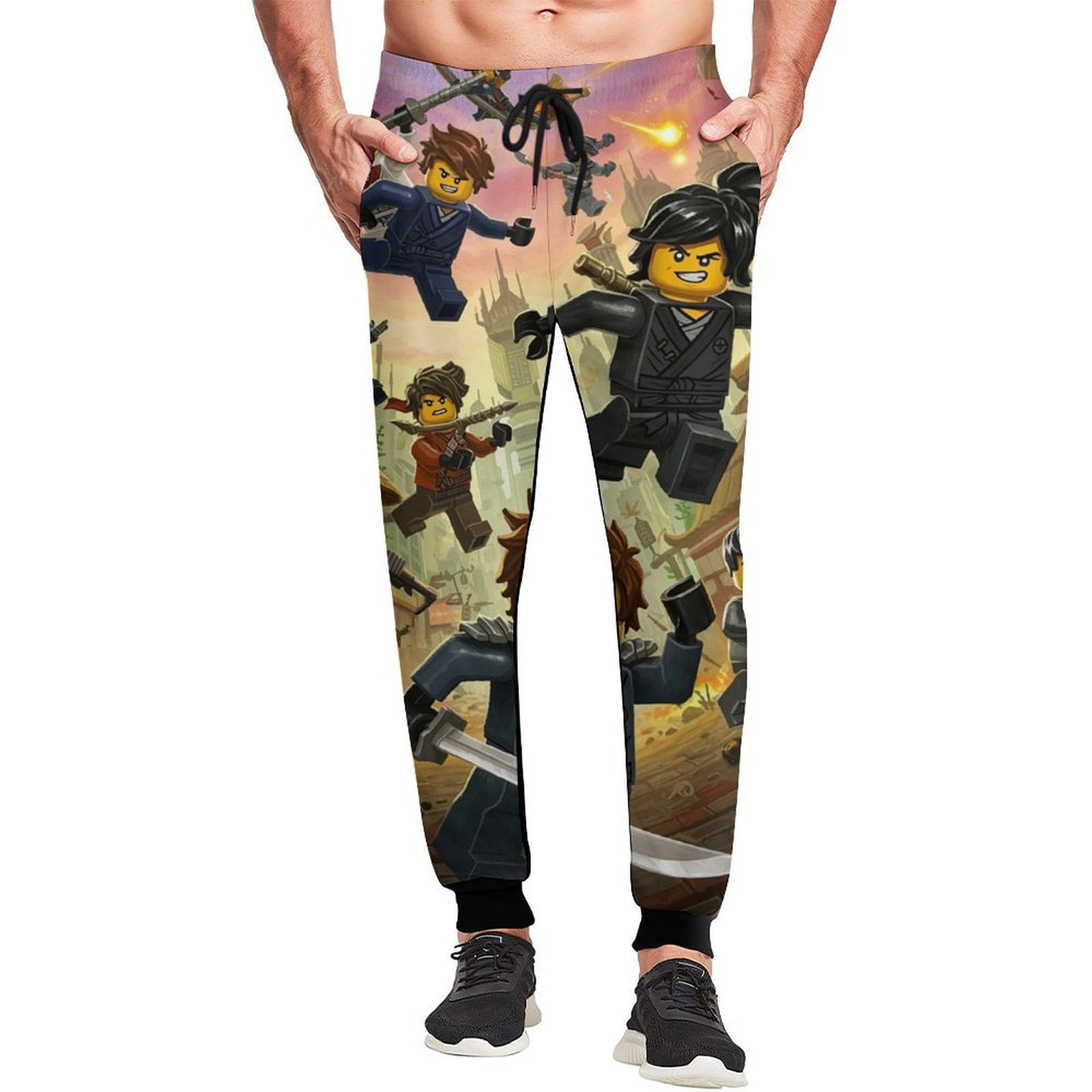 Cartoon Ninjago Mens Sweatpants Joggers Pants 3D Printing Casual ...