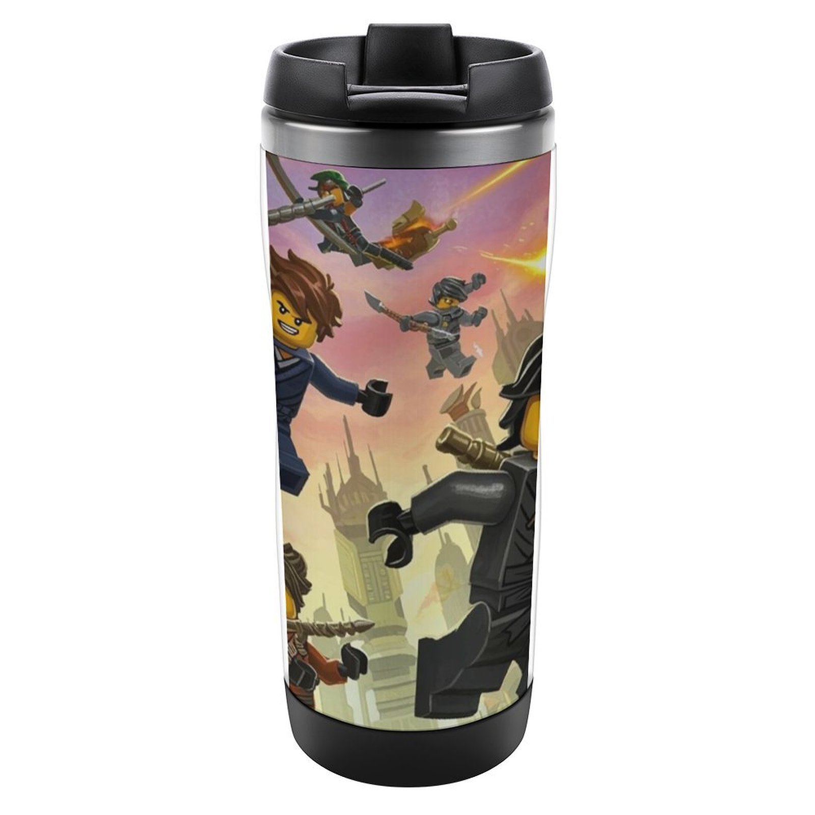 Cartoon Ninjago Stainless Steel Water Cup Portable Travel Coffee Mug ...