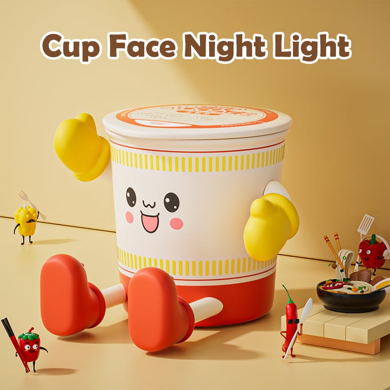Cartoon Noodles-cup Shaped LED Light Cute And Creative Night Lamp For ...