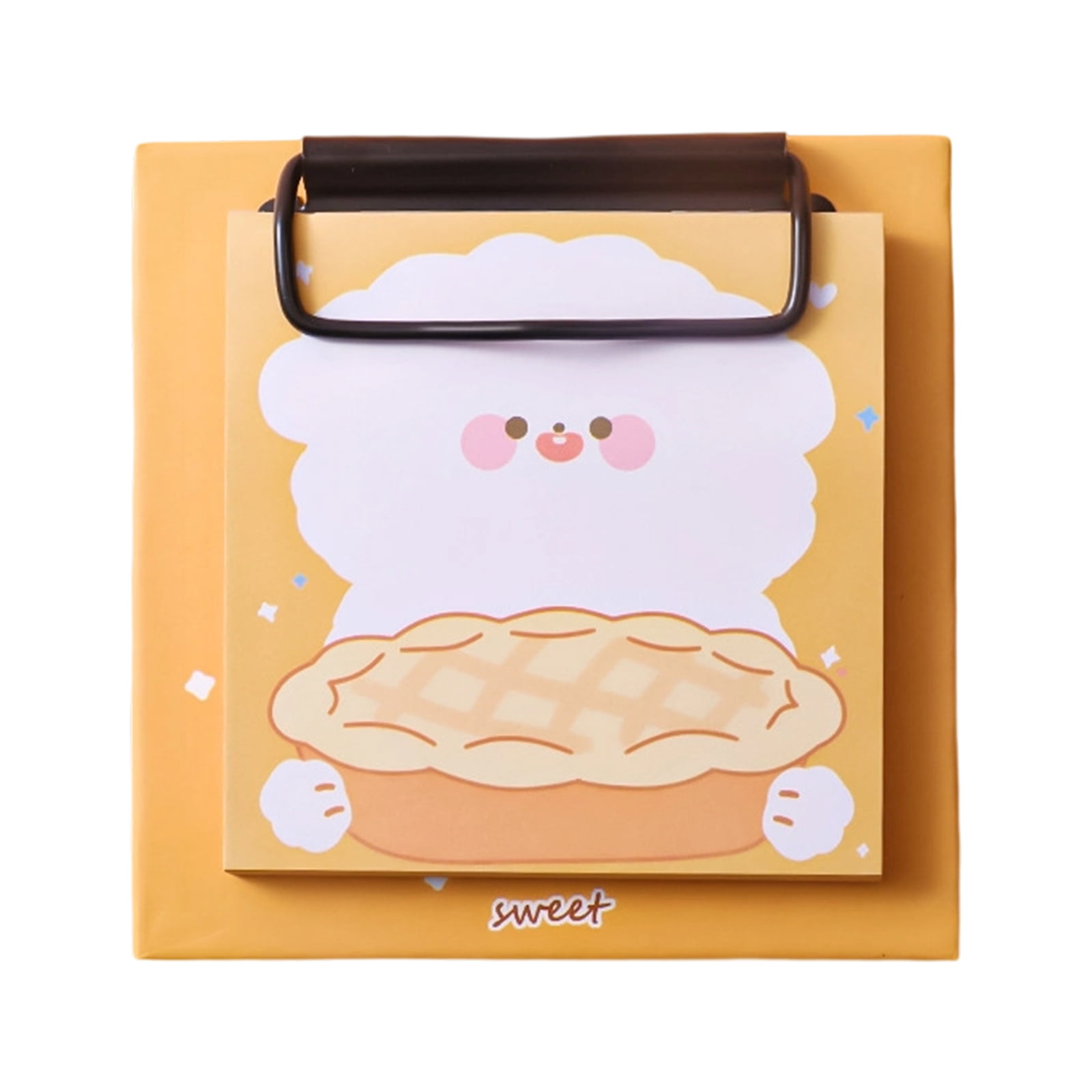 Cartoon Note Pad with Clipboard 3x3Inch 30Sheets Memopad Small Notepads ...