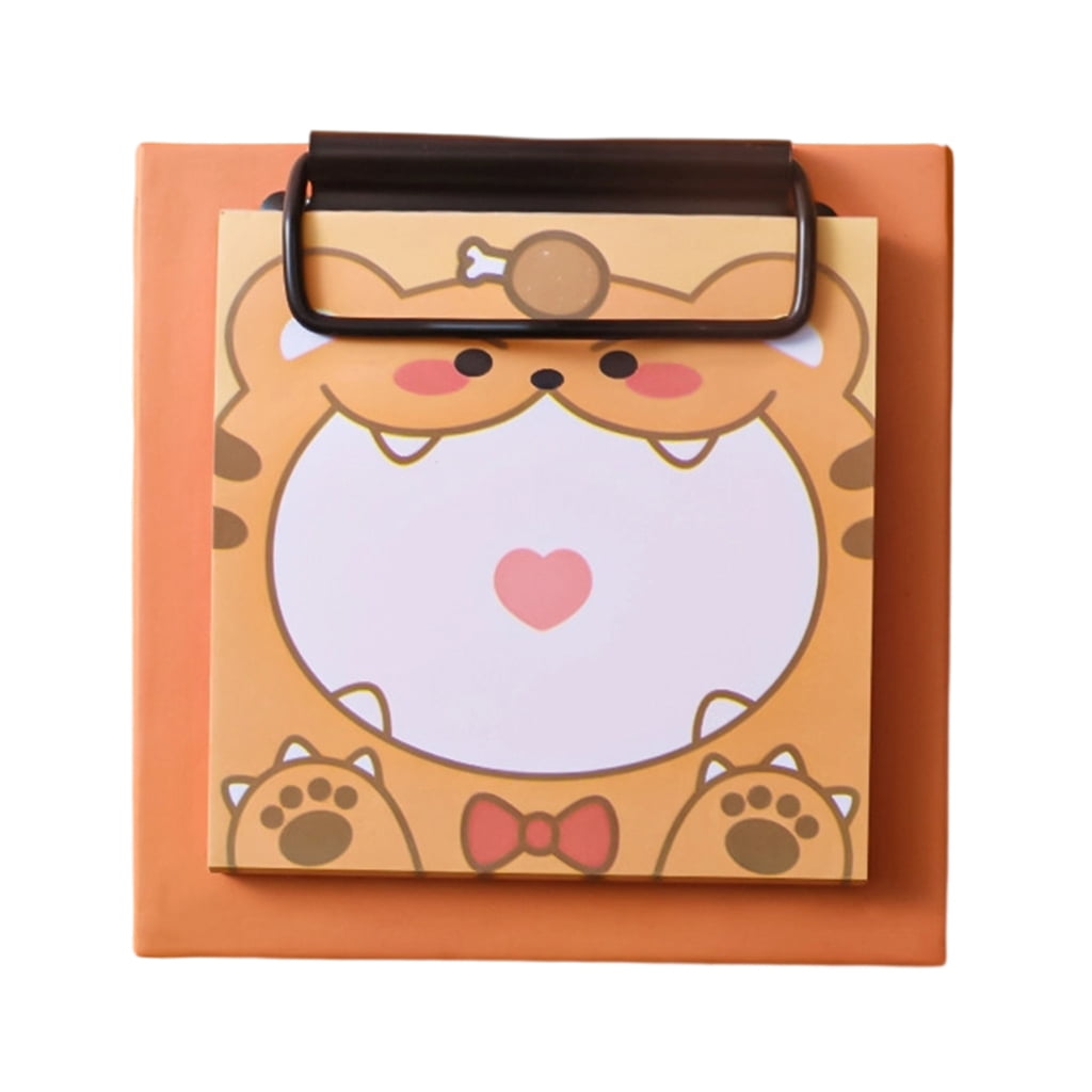 Cartoon Note Pad with Clipboard 3x3Inch 30Sheets Memopad Small Notepads ...