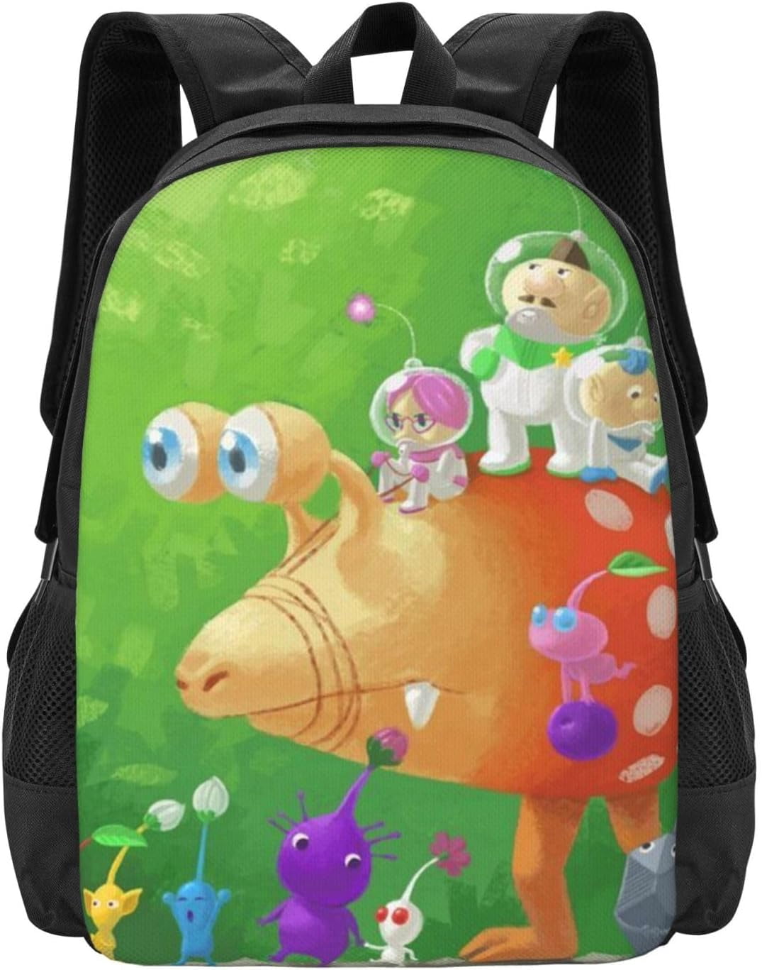 Cartoon Novelty Backpacks Cartoon Pikmin Mens Womens Travel Hiking ...