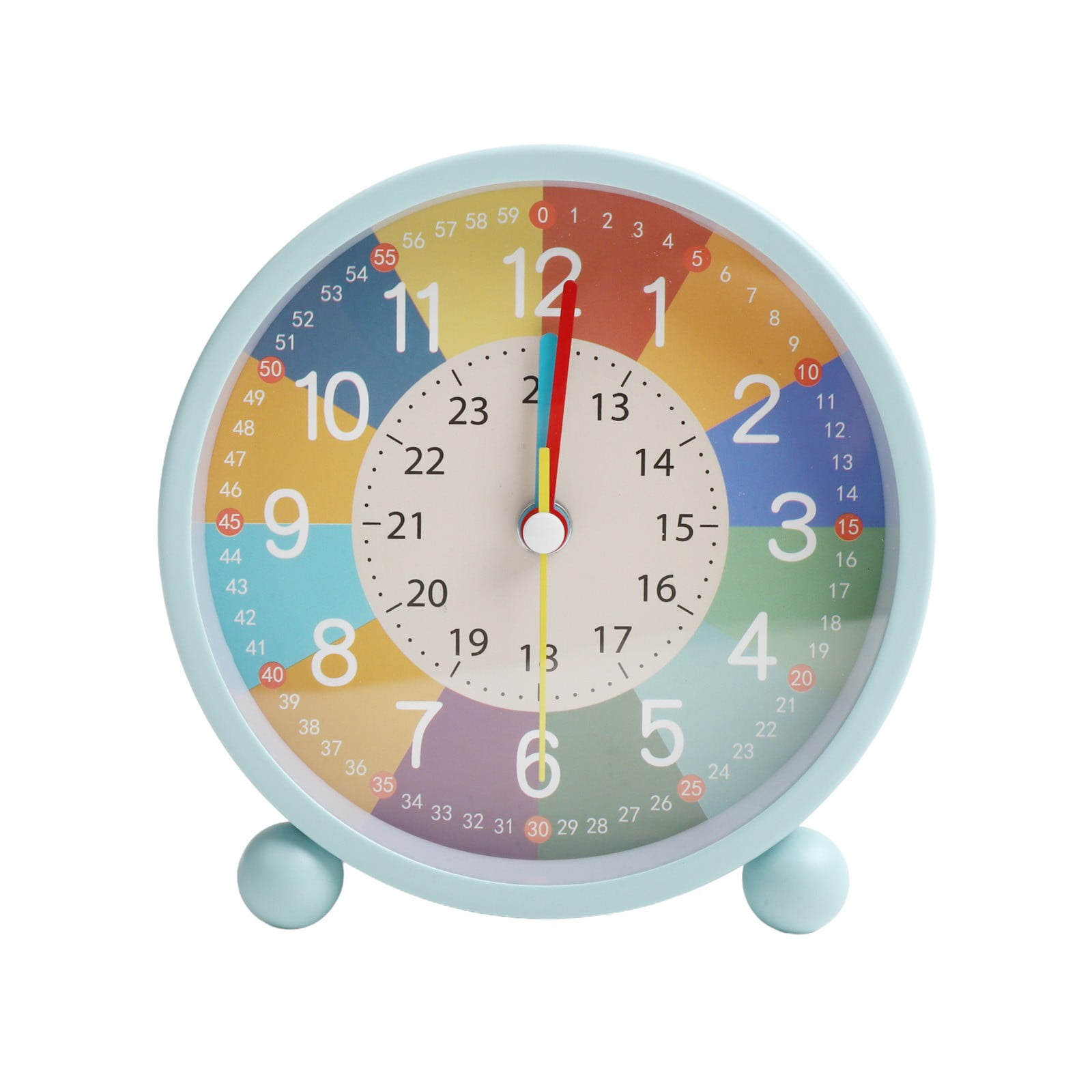 Cartoon Number Alarm Clock Bedroom Children\s Room Desktop Mute ...