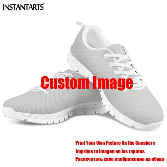 Cartoon Nurse Pattern Flat Shoes Women Summer Mesh Breathable Lace Up ...