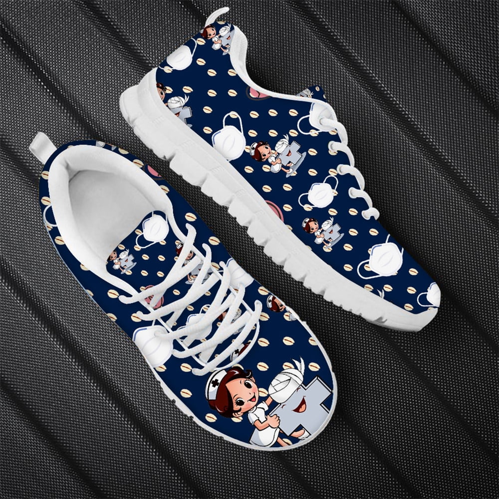 Cartoon Nurse Shoes for Women Medical Surgical Designer Breathable ...
