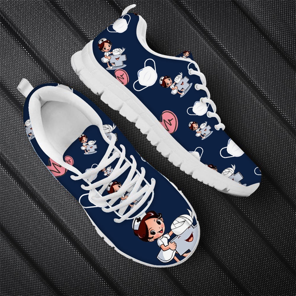 Cartoon Nurse Shoes for Women Medical Surgical Designer Breathable ...