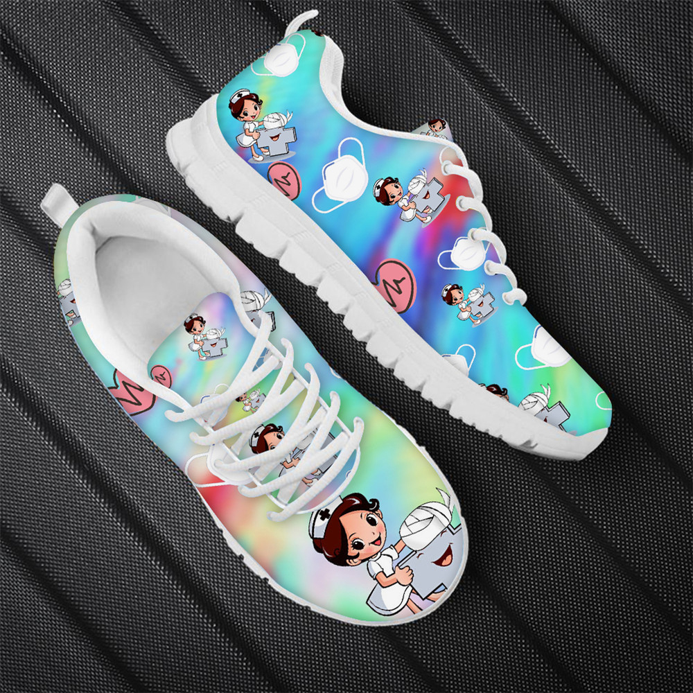 Cartoon Nurse Shoes for Women Medical Surgical Designer Breathable ...