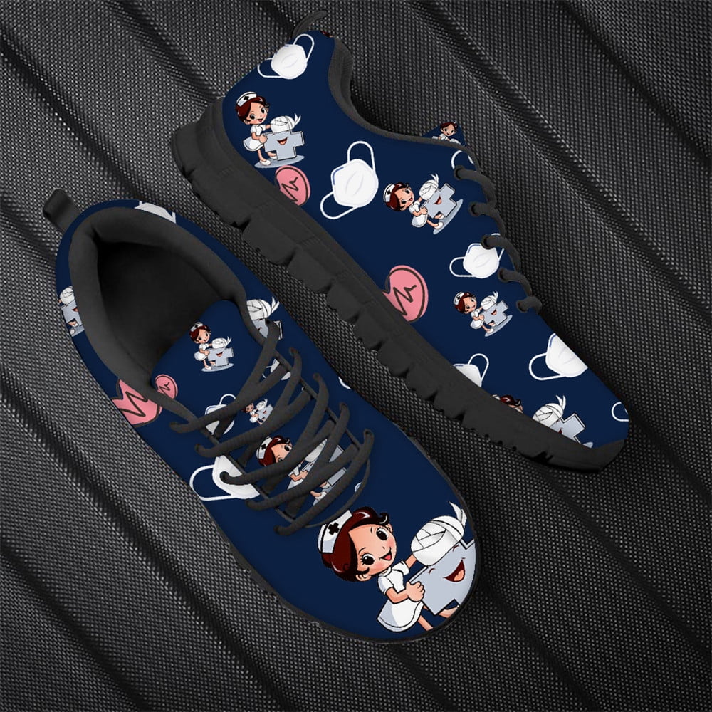 Cartoon Nurse Shoes for Women Medical Surgical Designer Breathable ...