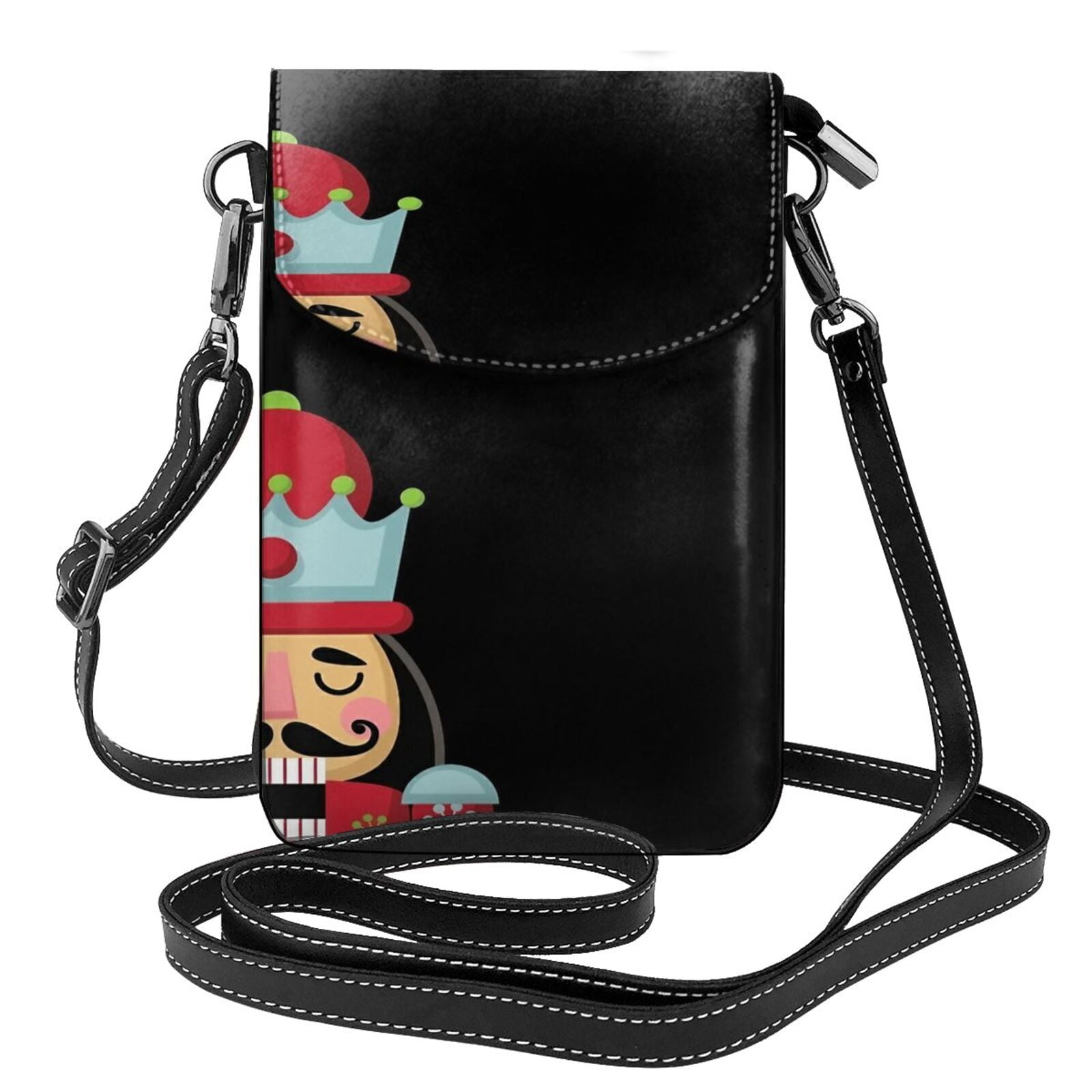 Cartoon Nutcracker Vintage Women Soft Pu Leather Cellphone Purse Wallet ...