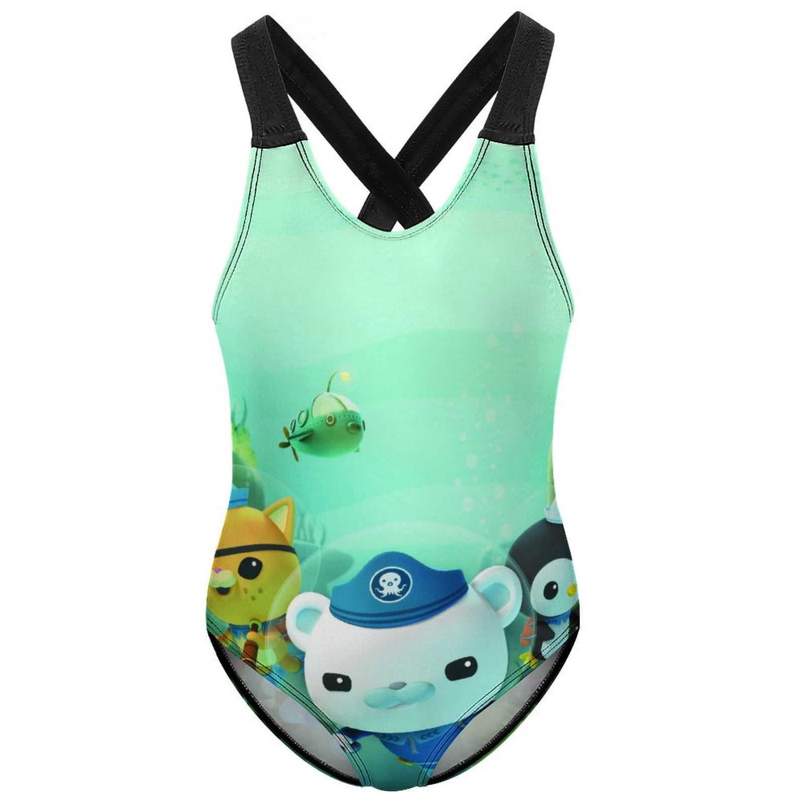 Cartoon Octonauts Children's One-piece Swimsuit Summer Girl's Swimming ...