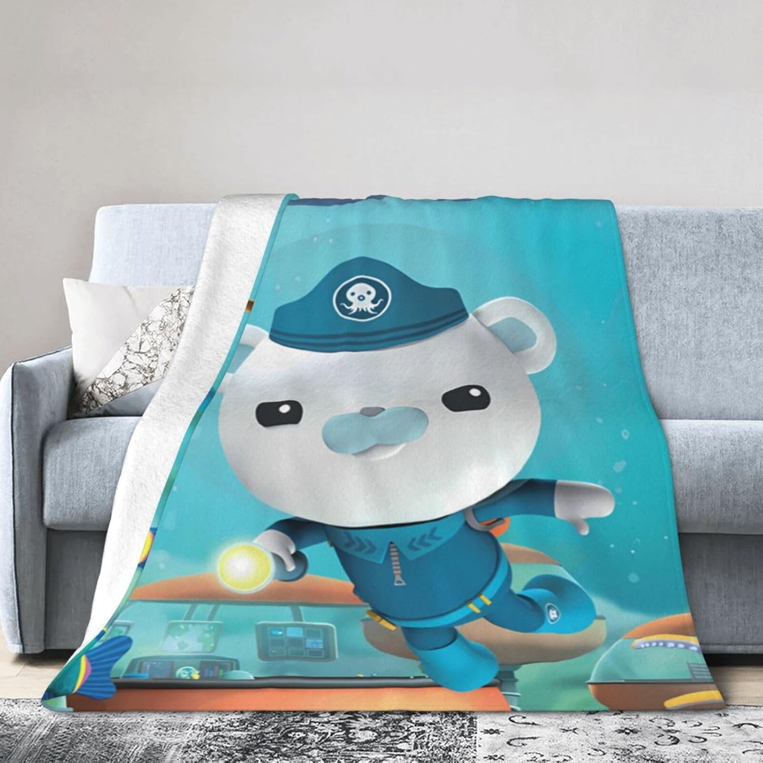 Cartoon Octonauts Style-6 Anti-Pilling Soft Warm Flannel Throw Blanket ...
